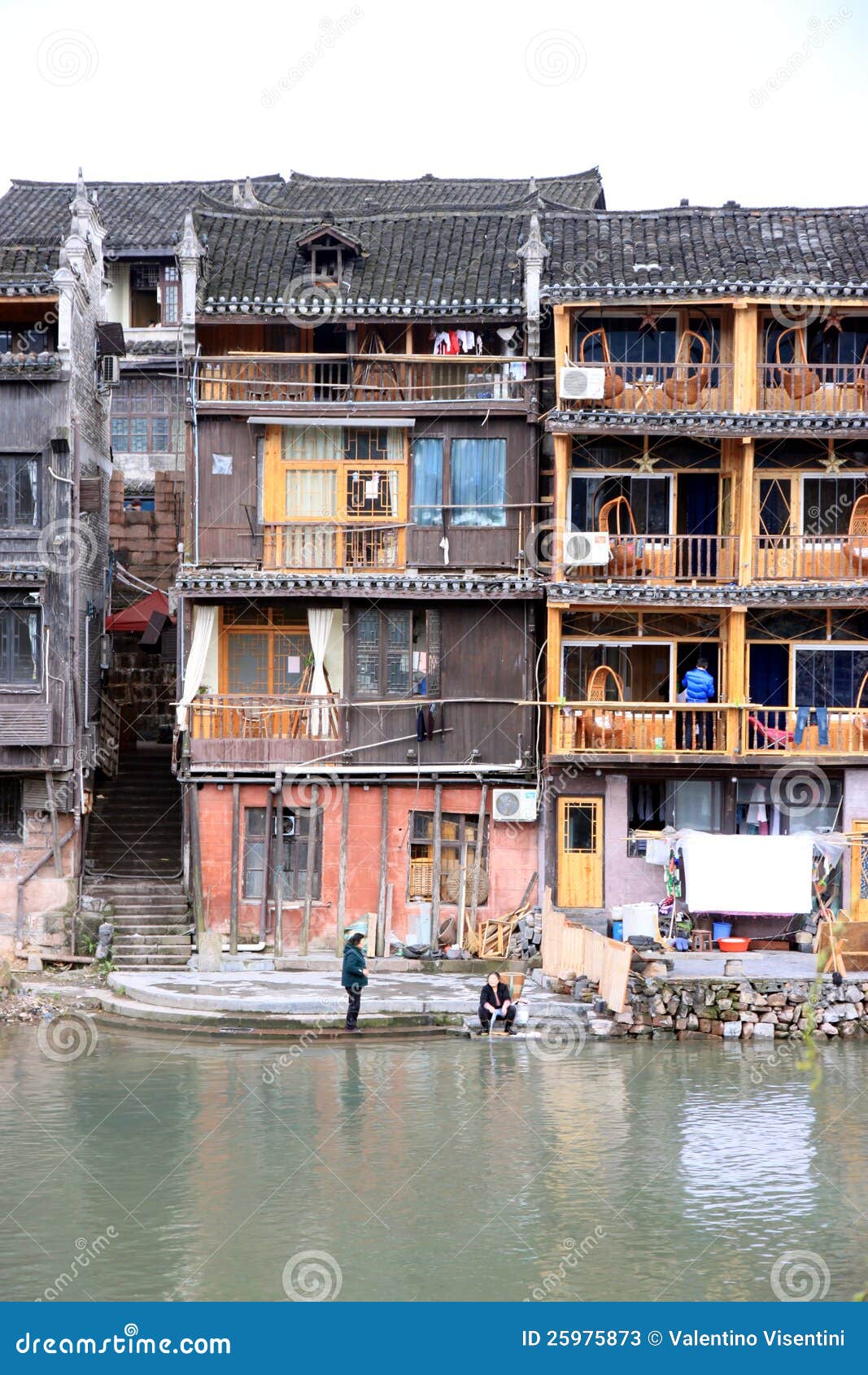 Tuojiang River in Fenghuang Editorial Stock Photo - Image of chinese ...