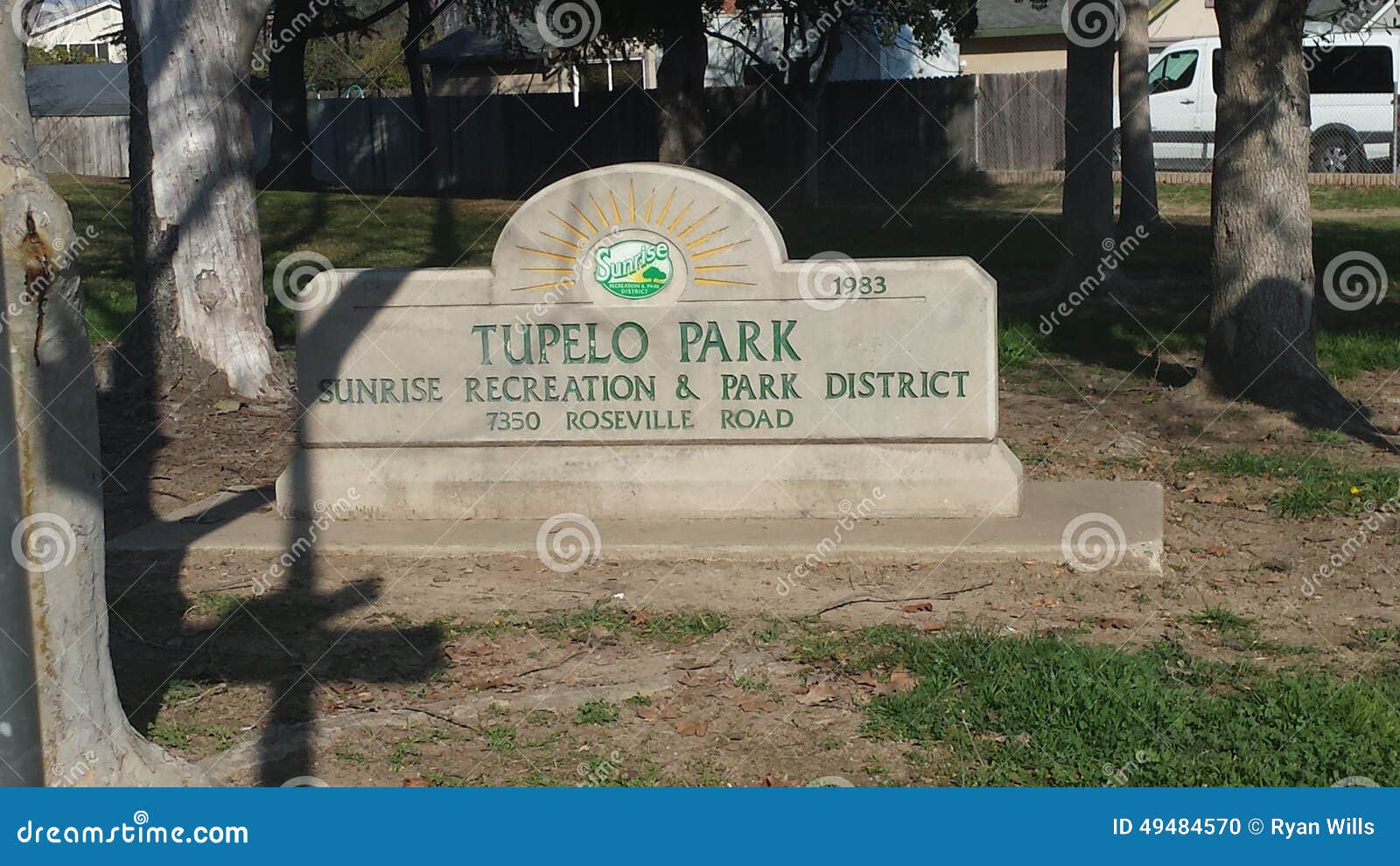 Tupelo park stock photo. Image of park, sign, tupelo - 49484570