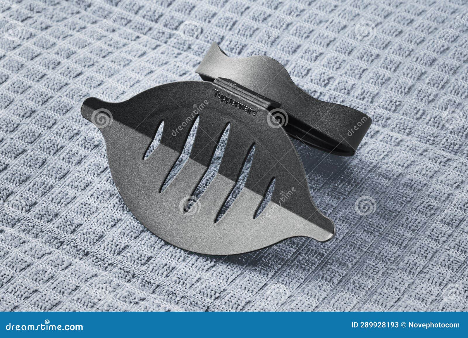 Tupperware Plastic. Tupperware Soap Dish. Soap Dish on a Gray Towel ...