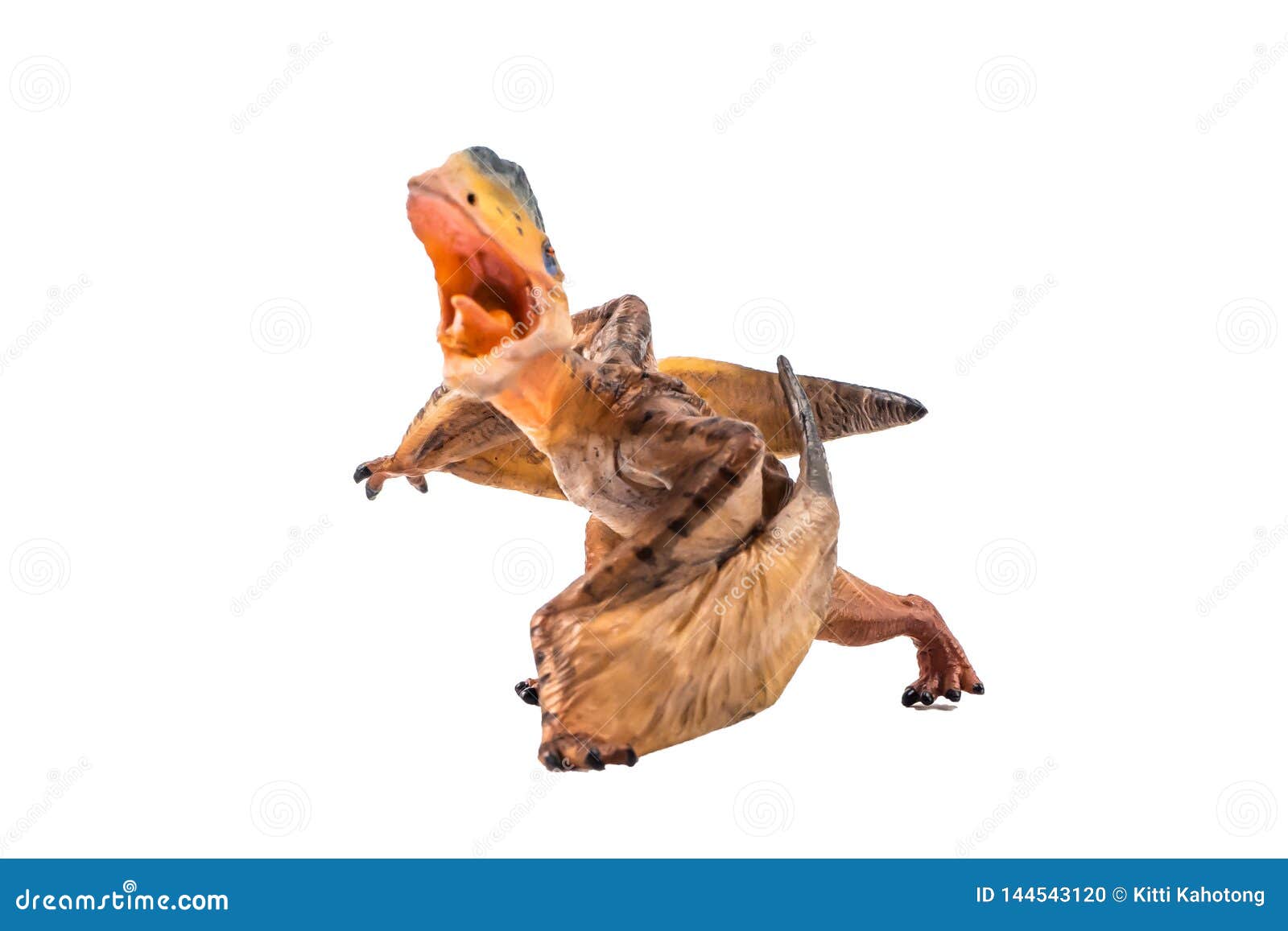 Pterodactyl Dinosaur Flying At Forest Stock Image | CartoonDealer.com ...