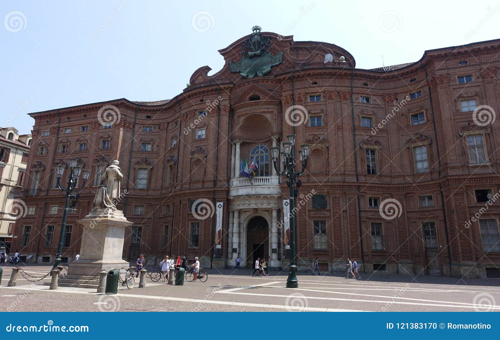 Turín Palazzo Carignano, Palacio De Carignano Imagen editorial - Imagen ...