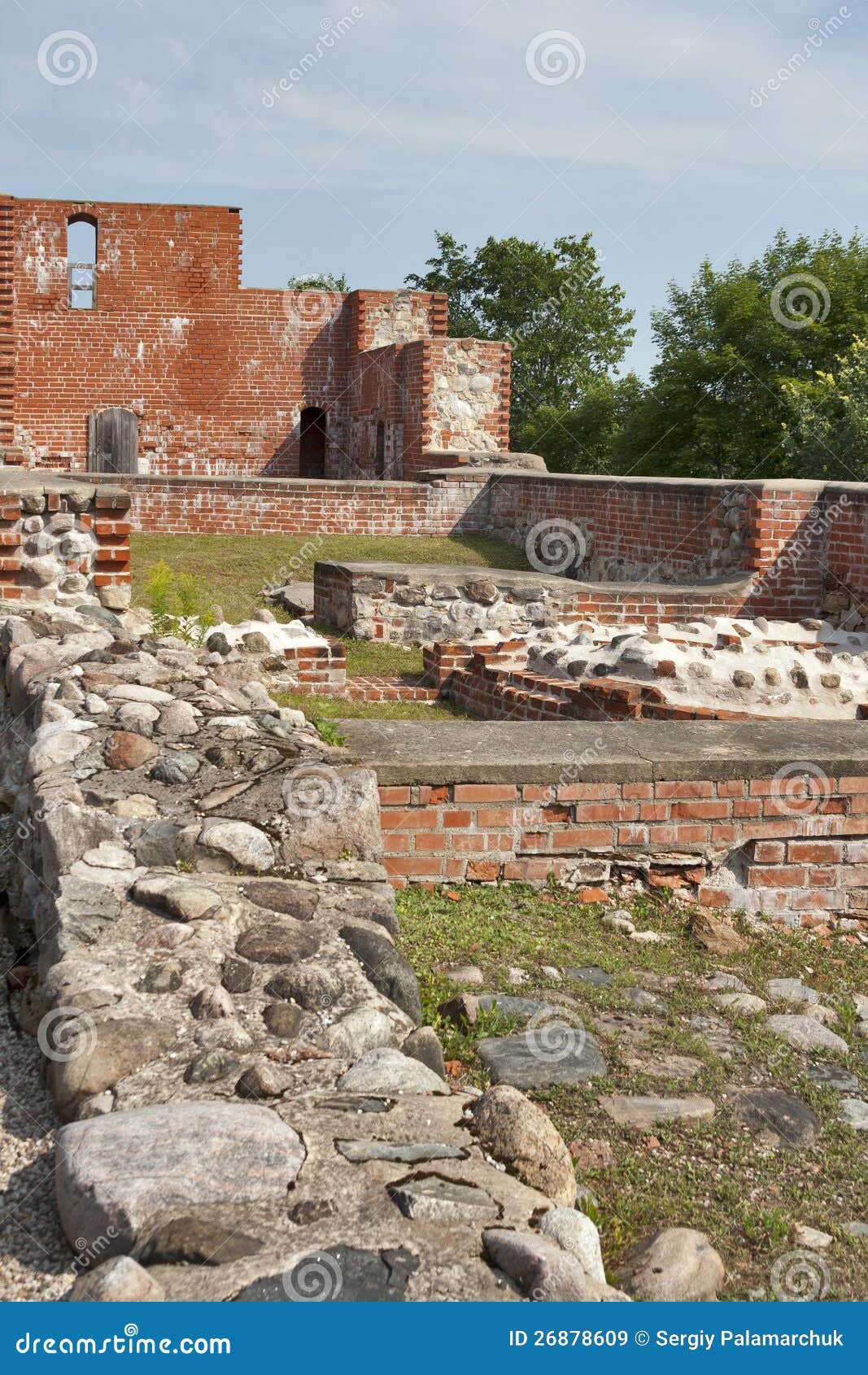 Turaida castle stock image. Image of reconstruction, wall - 26878609