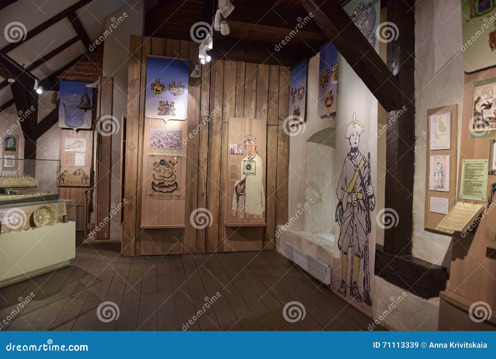 Turaida Castle Museum editorial stock image. Image of fortification ...