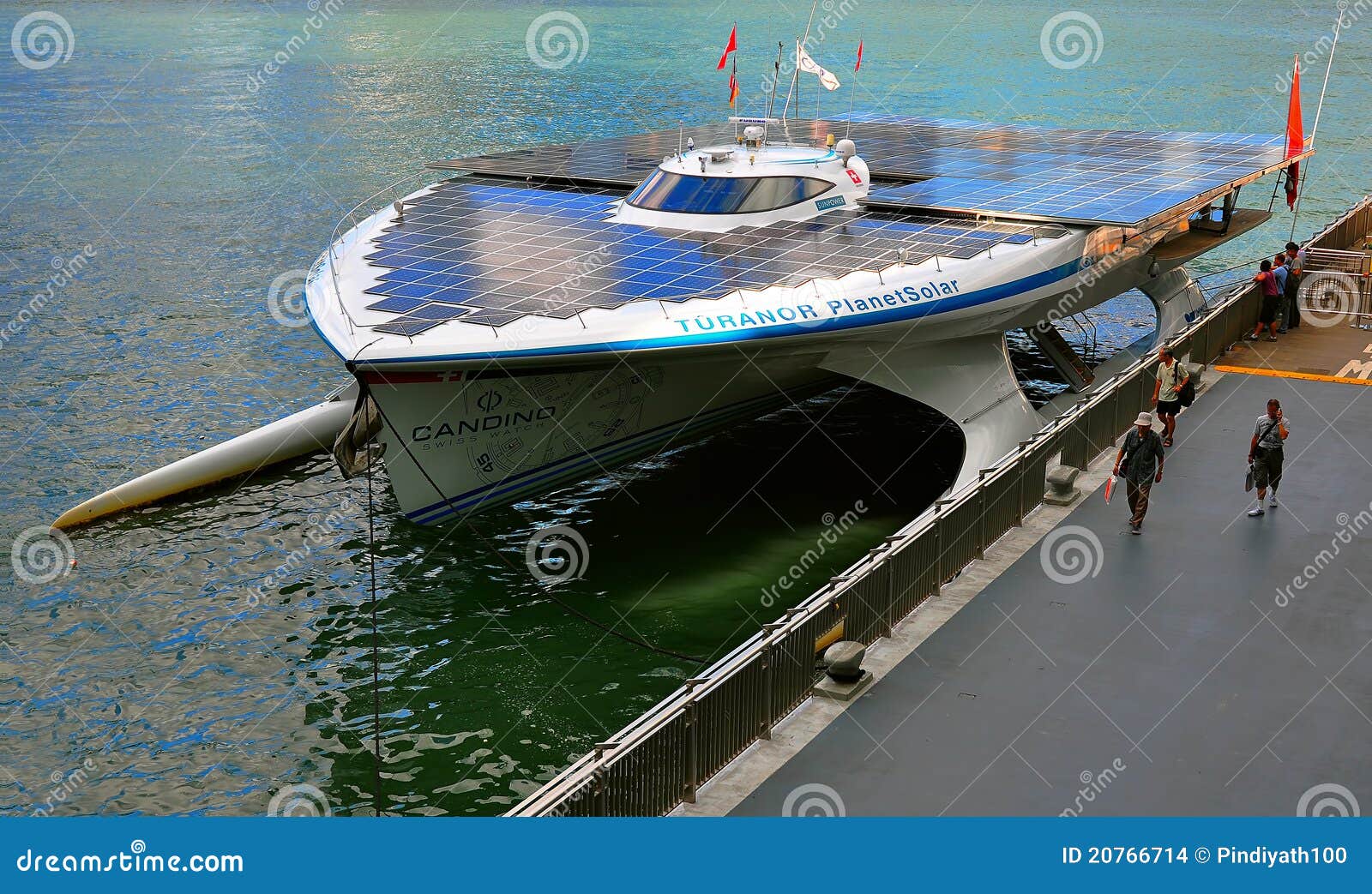 Turanor planetsolar yacht editorial stock image. Image of extraordinary ...