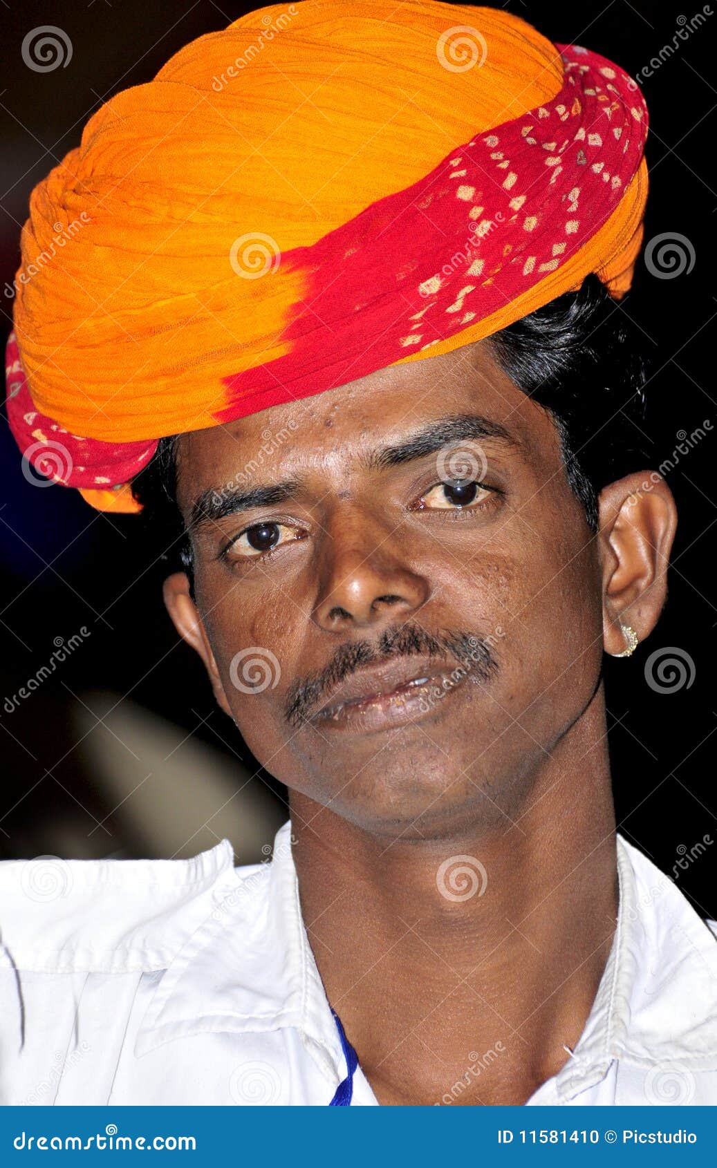 Turban man stock photo. Image of posing, tueban, colored - 11581410