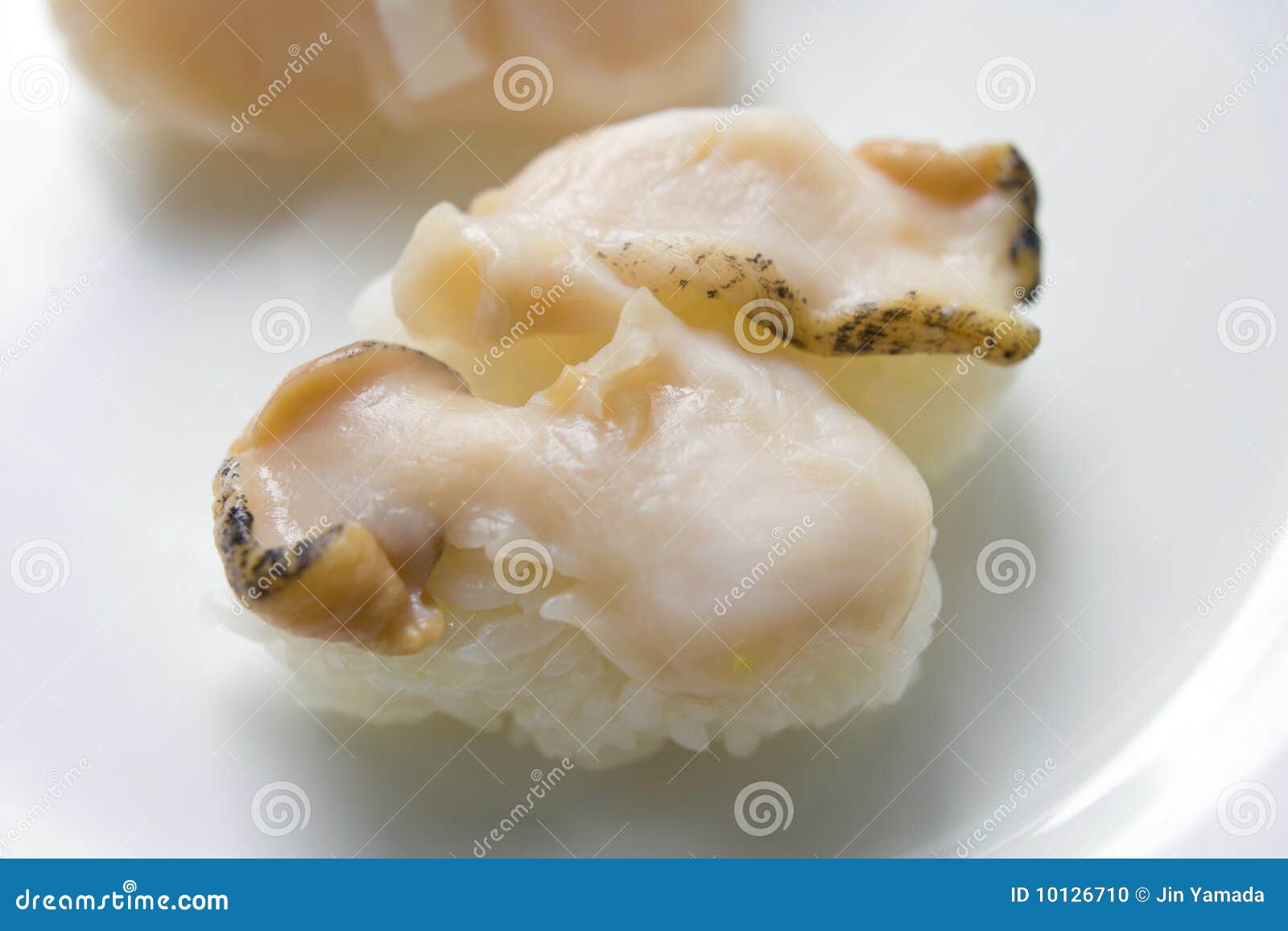 Turban shell sushi stock photo. Image of calory, asia - 10126710