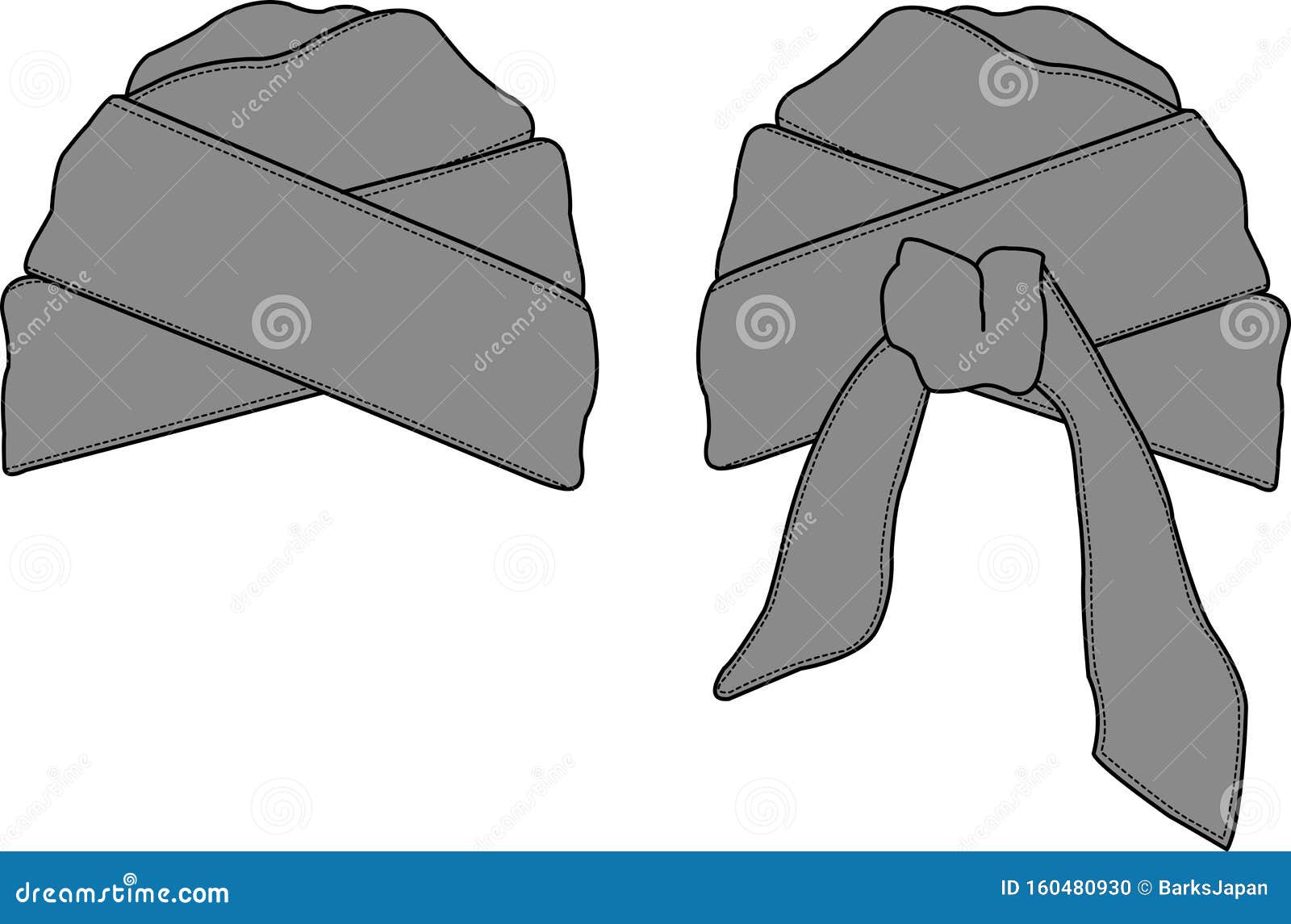Turban Template Illustration / Gray Stock Vector - Illustration of ...