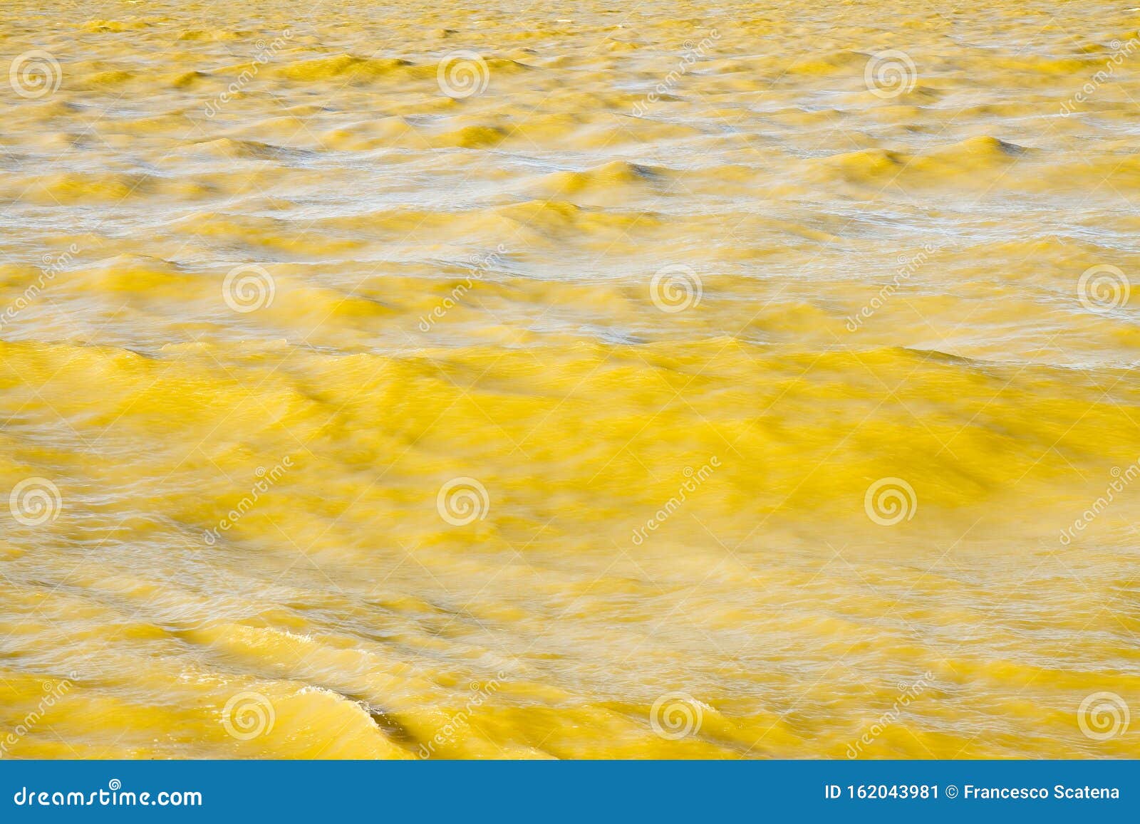 Background Of Turbid Brown Tidal Wave Surface Which Turbulently Floods ...