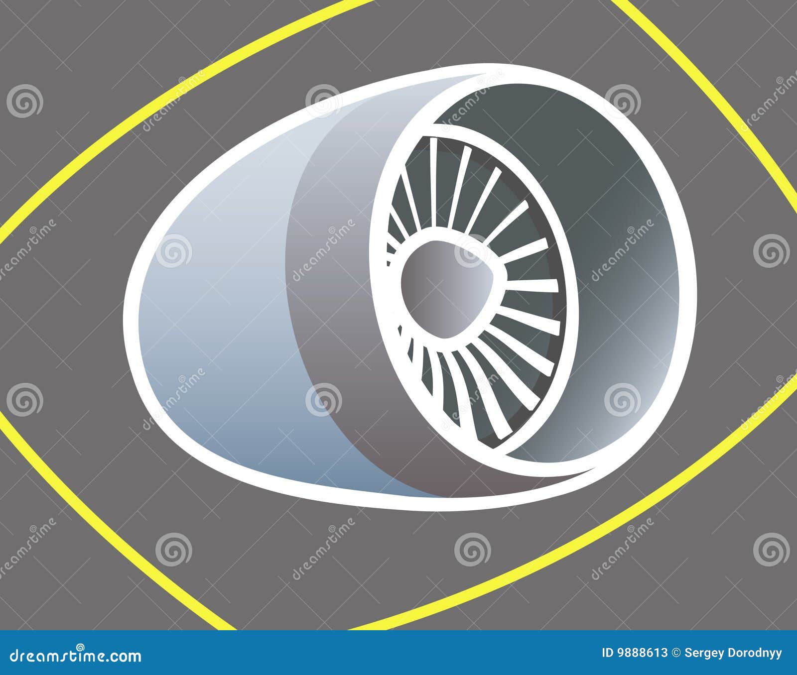 Turbina De Los Aviones. Fotos de archivo - Imagen: 9888613