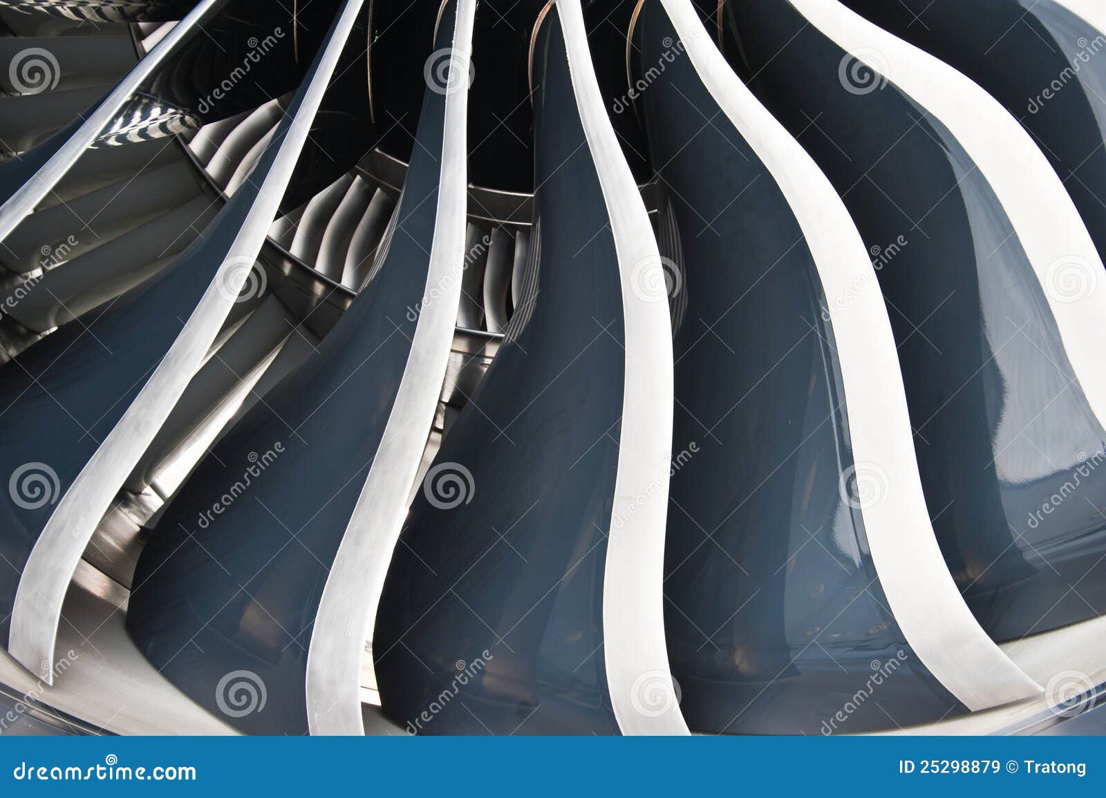 Turbine Blades of Jet Engine Stock Image - Image of power, machinery ...