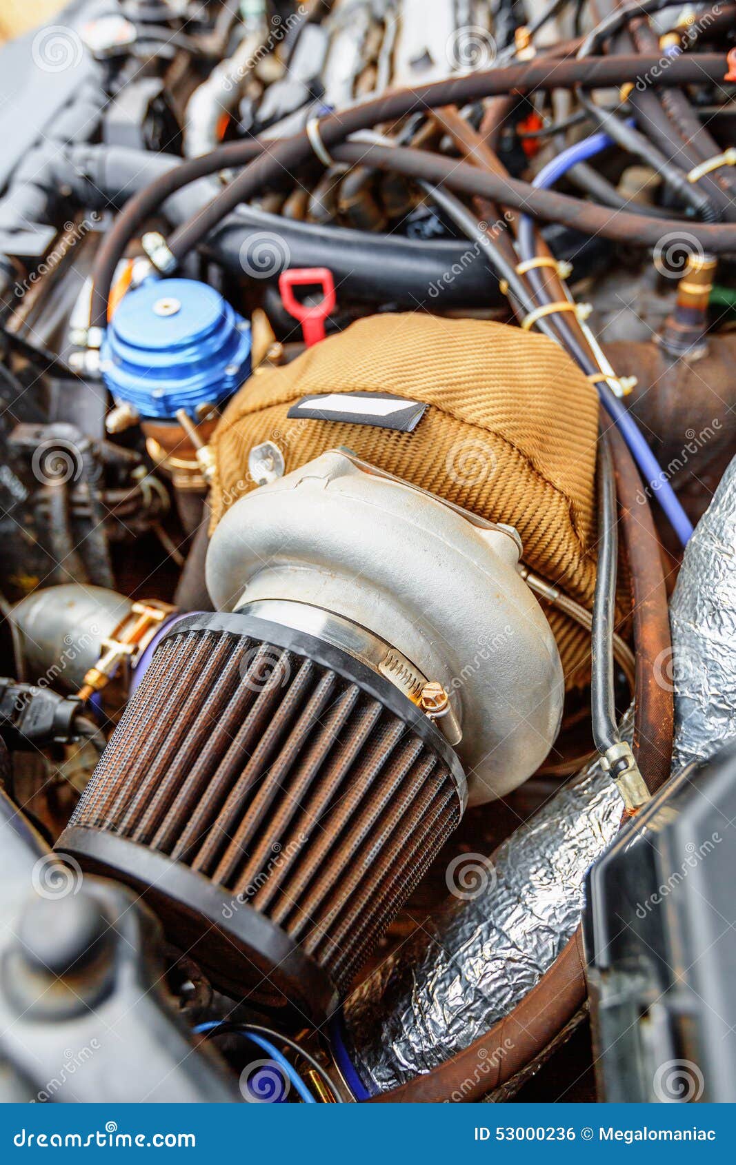 Turbine of Charged Car Engine Stock Photo - Image of closeup, energy ...