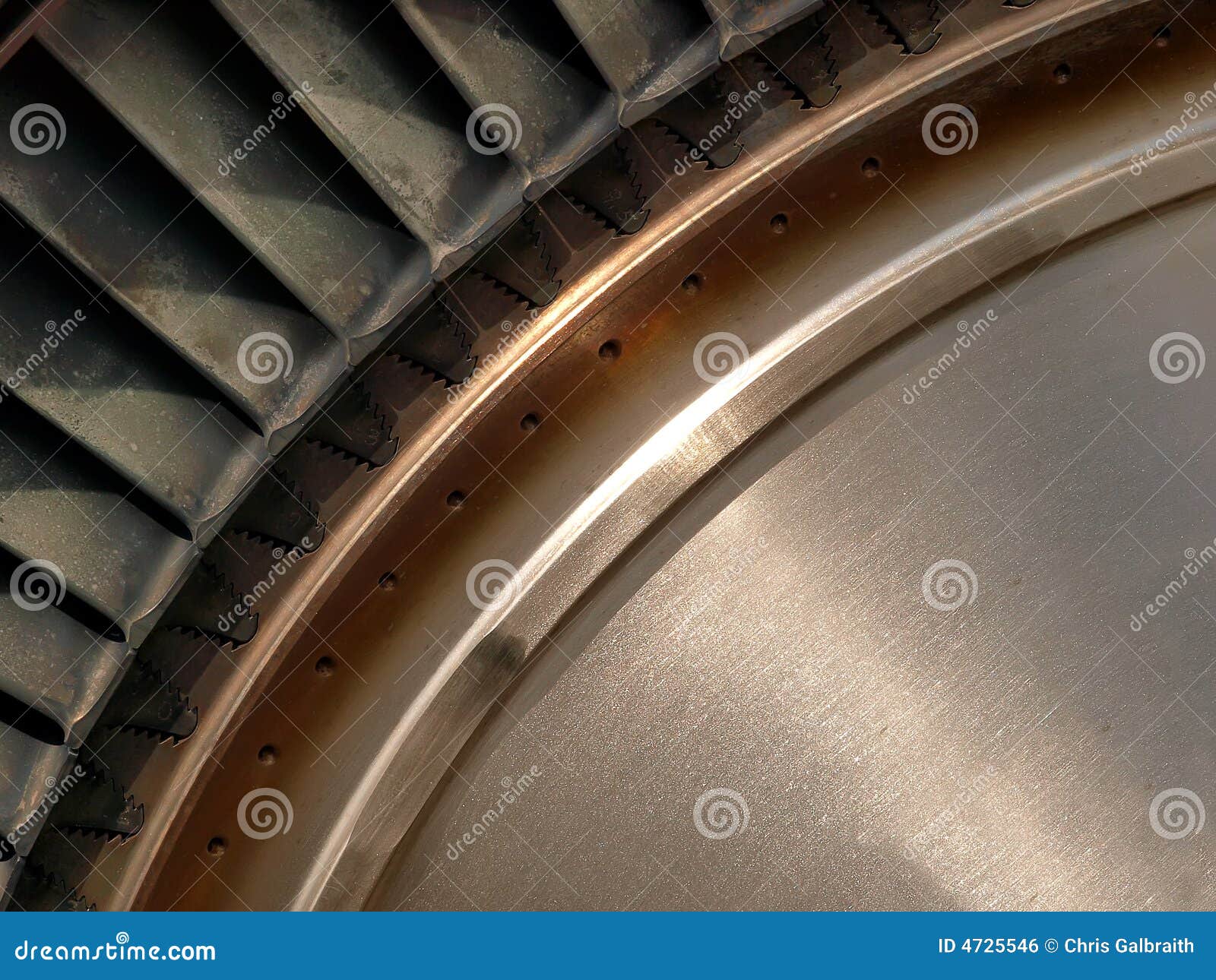 Turbine disc stock photo. Image of rotate, disc, machined - 4725546