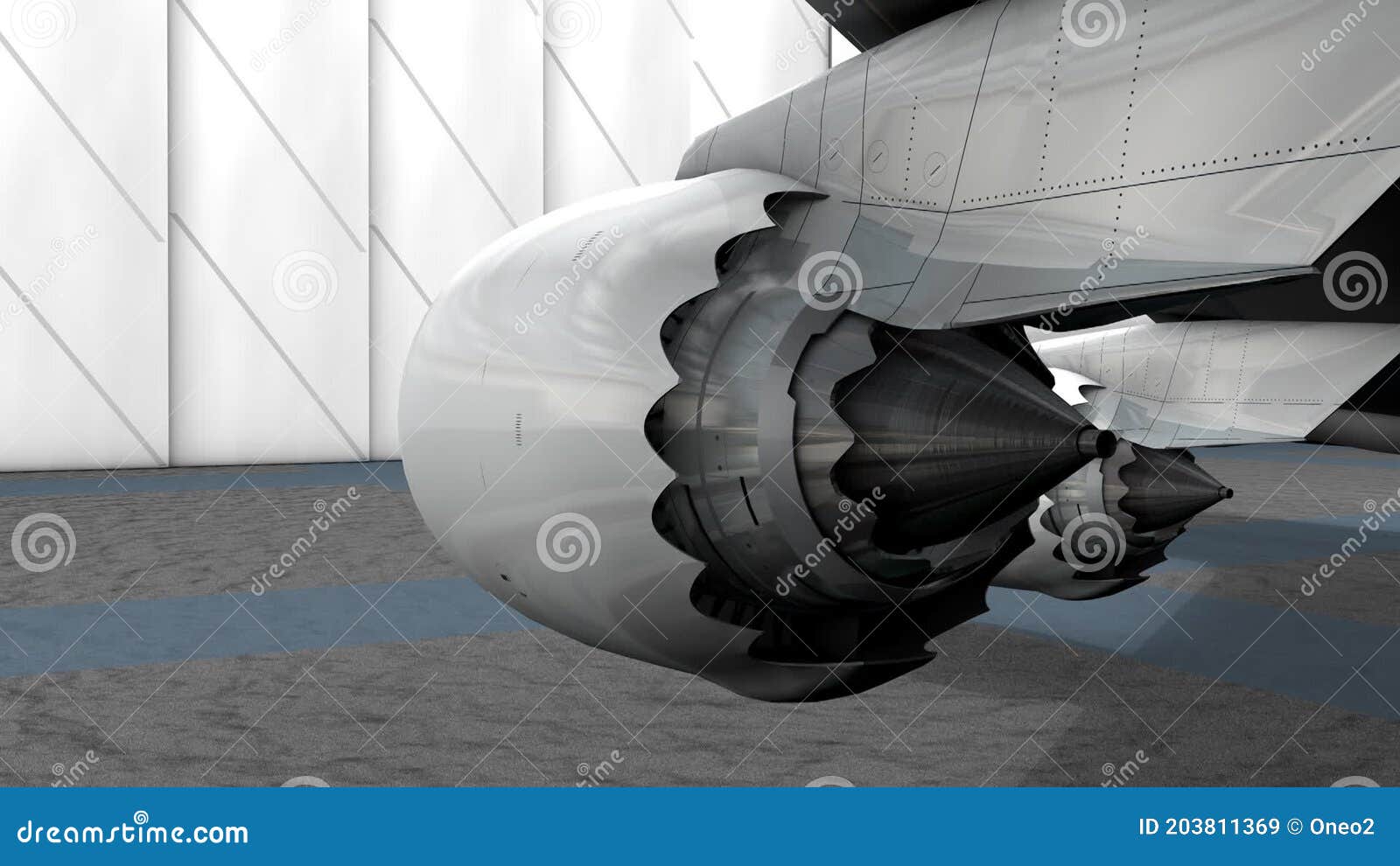 Turbine engine rear view. stock video. Video of perspective - 203811369