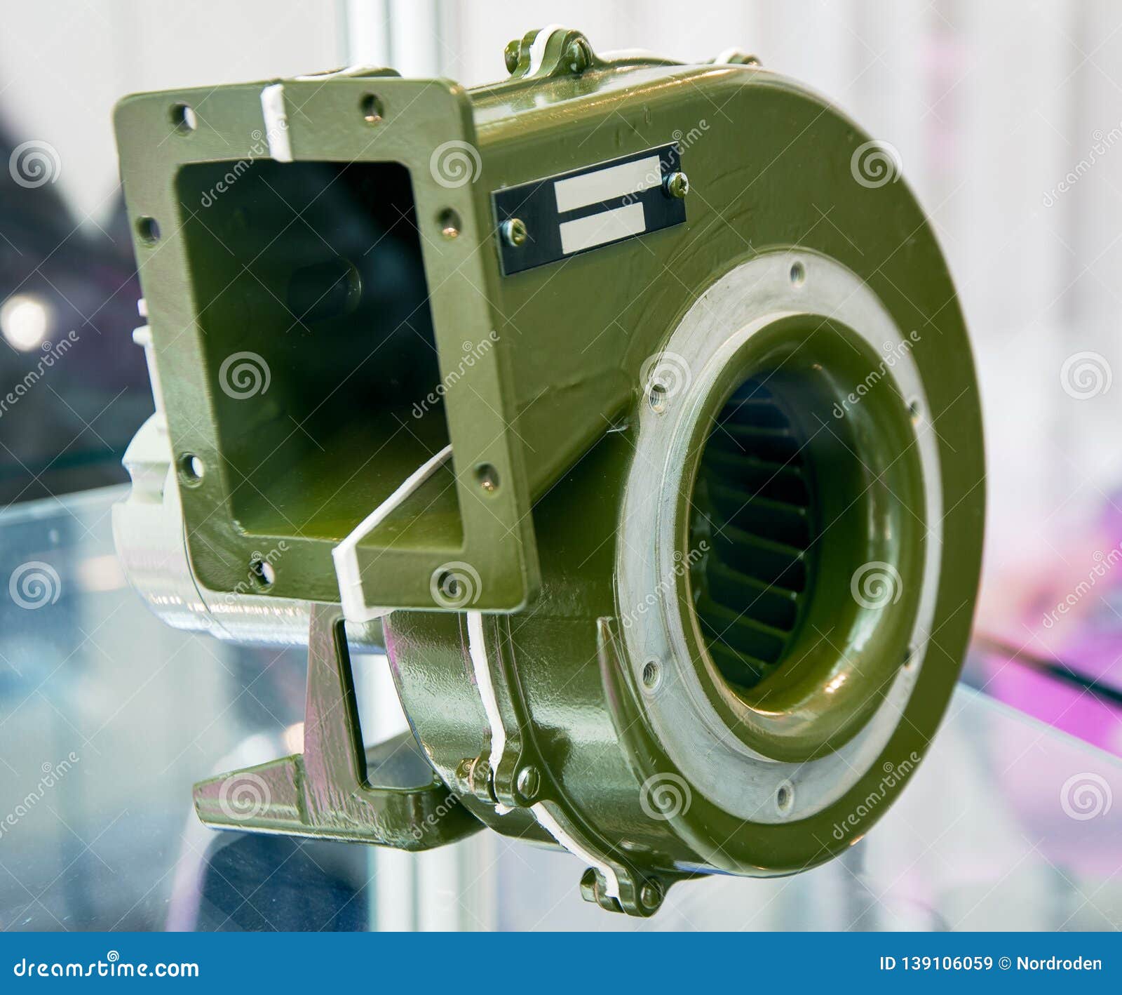 Turbine Fan. the Main Component of the Car Ventilation System Stock ...