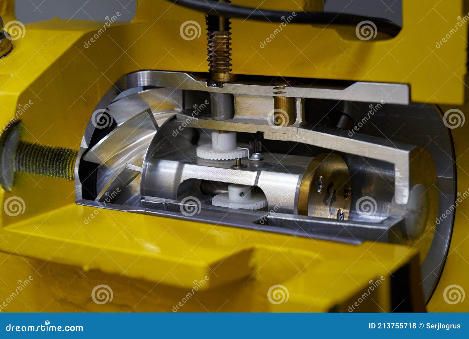 Turbine gas meter stock photo. Image of operation, disbursement - 213755718