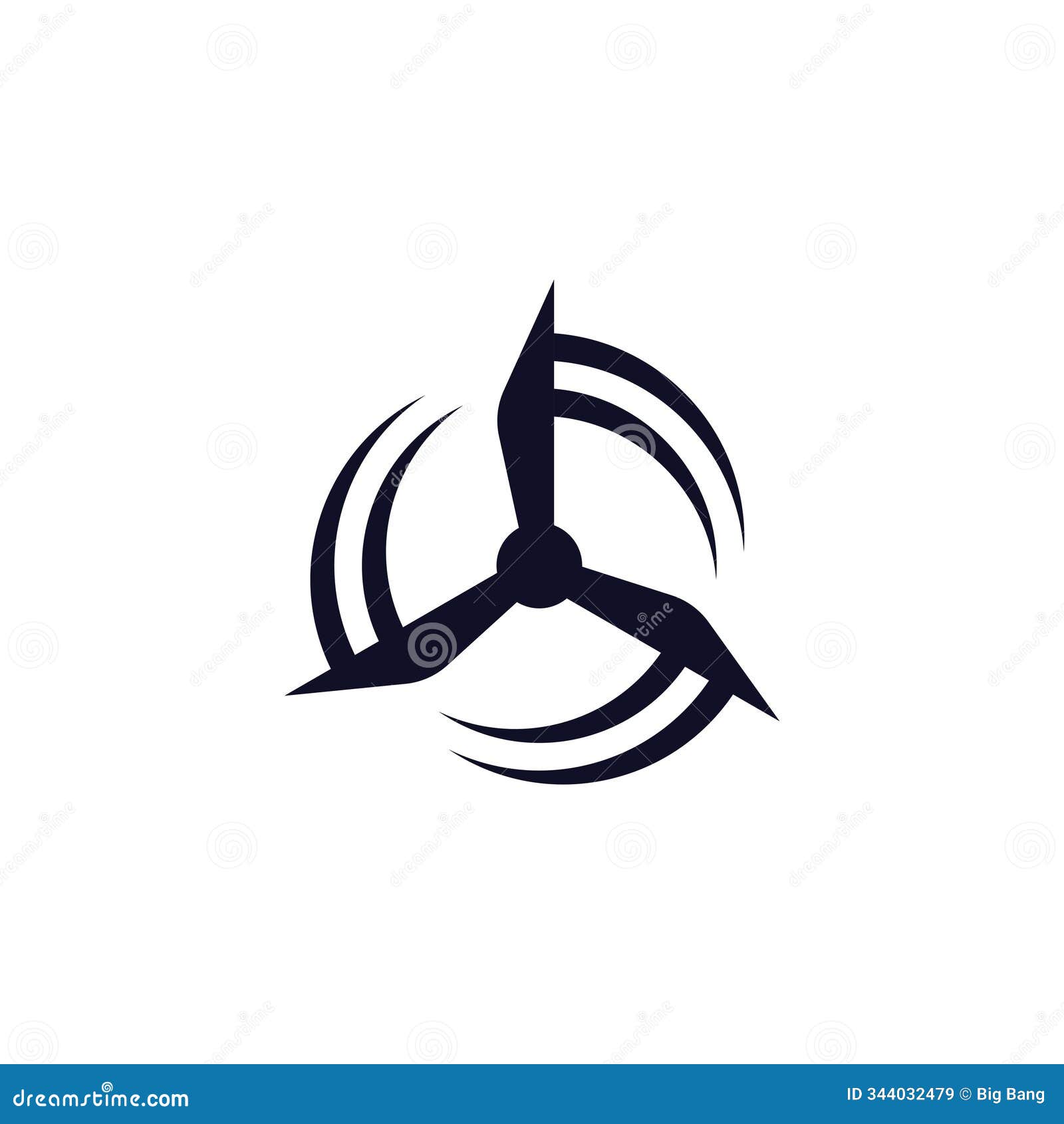 Turbine Logo Designs, Wind Power Energy Logo Stock Vector ...