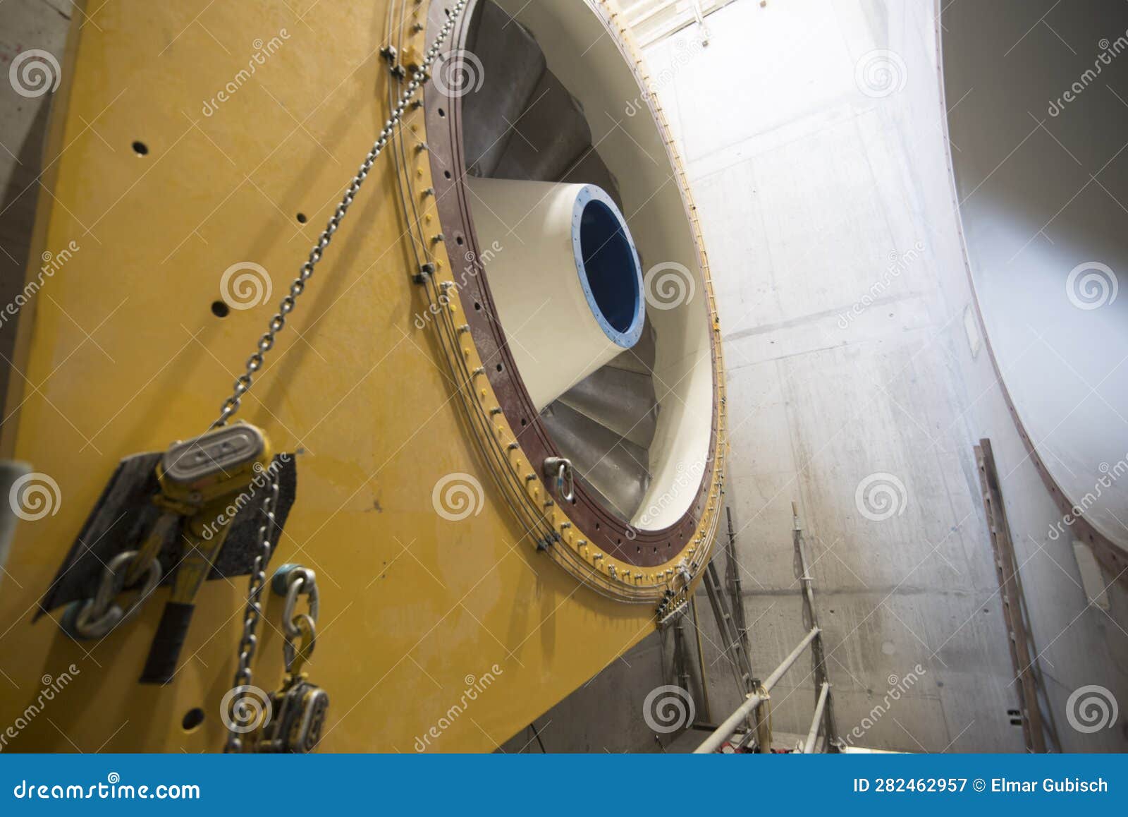 Turbine a Rotary Mechanical Device Stock Image - Image of hydropower ...