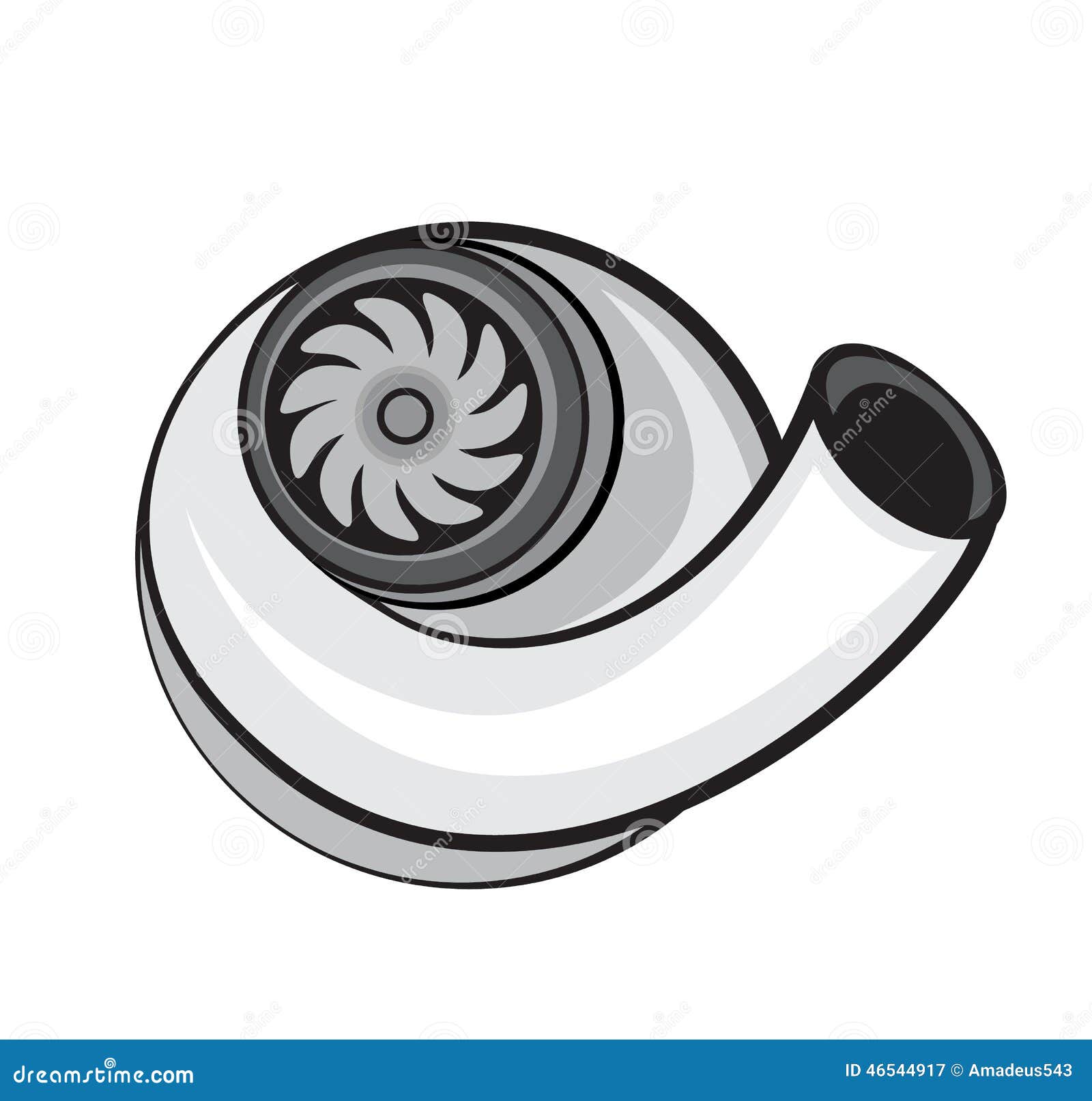 Turbo Charger Vector Element Stock Vector - Illustration of technology ...