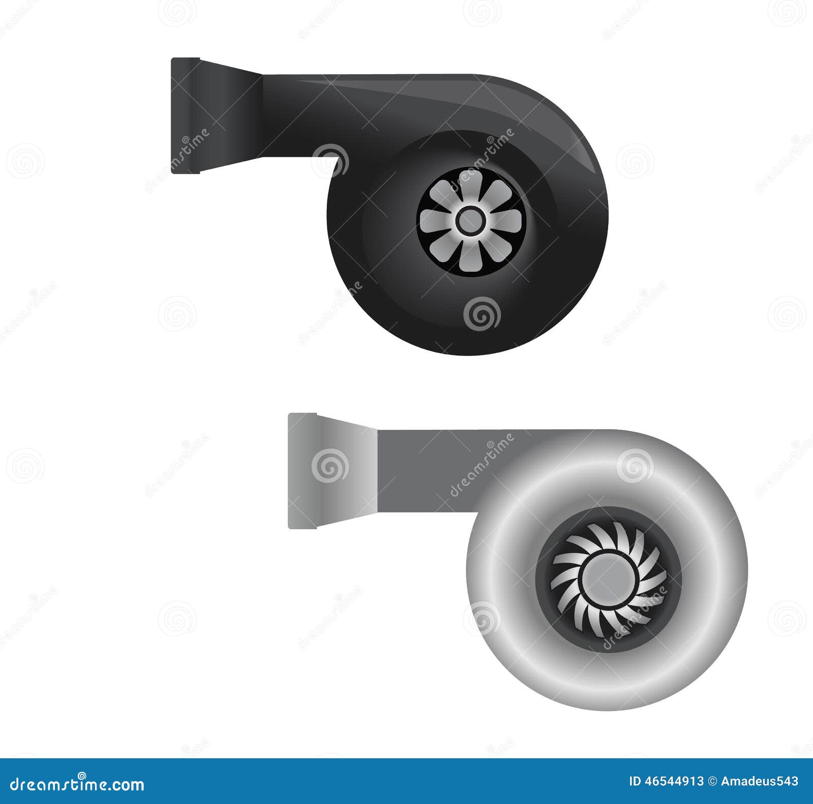 Turbo Charger Vector Element Stock Vector - Illustration of pressure ...