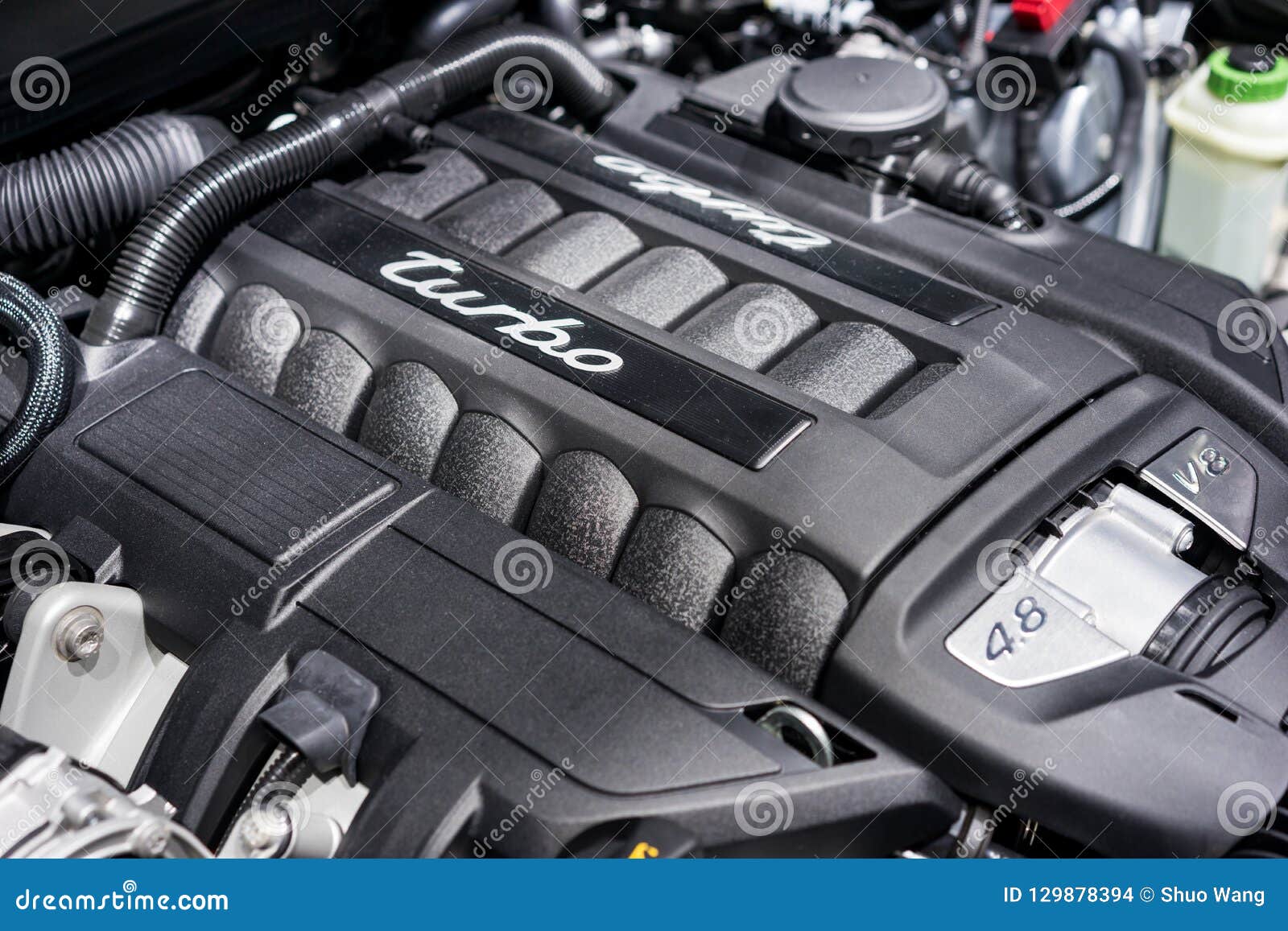 Turbo engine stock photo. Image of exhaust, compartment - 129878394