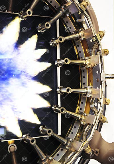 Turbo engine with fire stock photo. Image of monster, turbo - 9889676