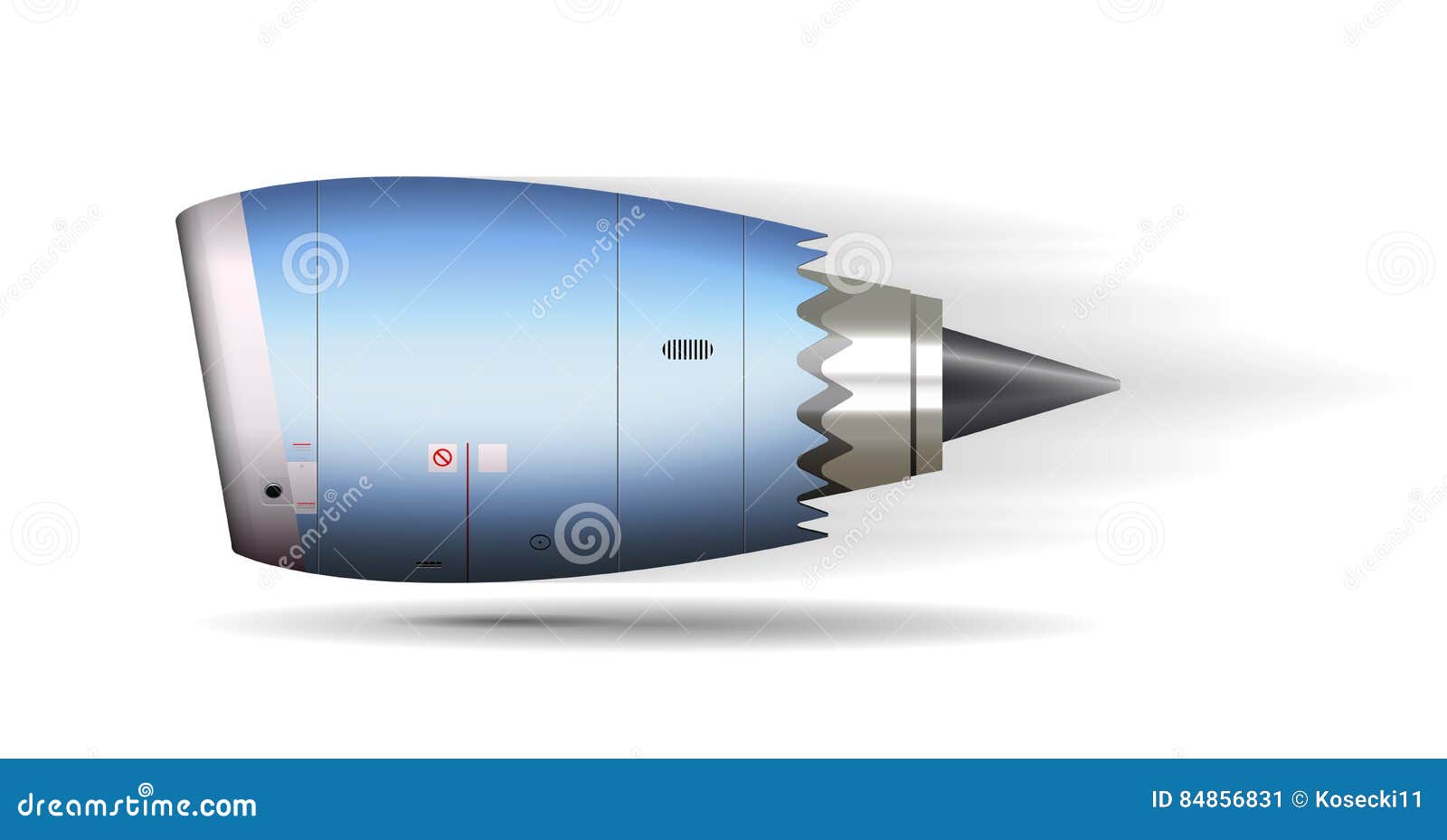 Turbo jet engine concept stock vector. Illustration of aircraft - 84856831