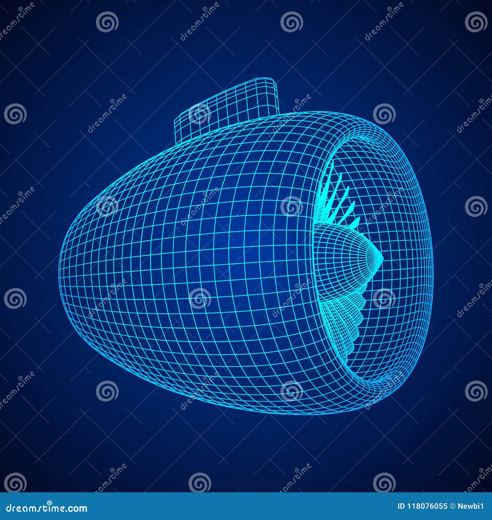 Turbo jet engine vector stock vector. Illustration of propulsion ...