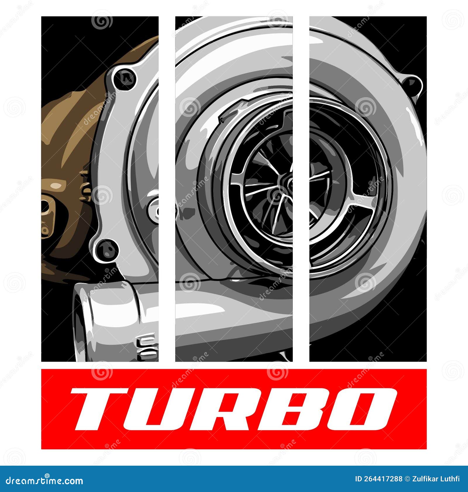 Turbo Kit for Graphic Design Stock Vector - Illustration of bumper ...