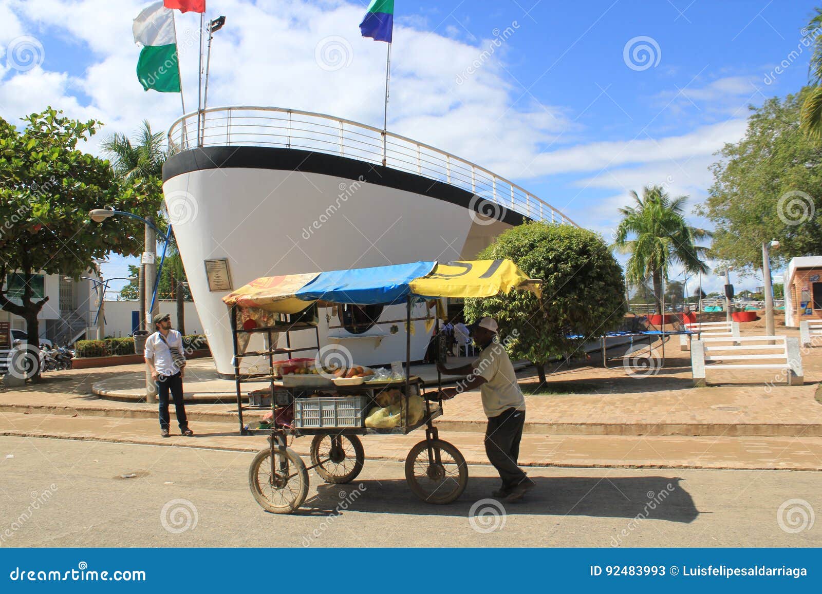 Turbo Main Park, Antioquia, Colombia. Editorial Stock Photo - Image of ...