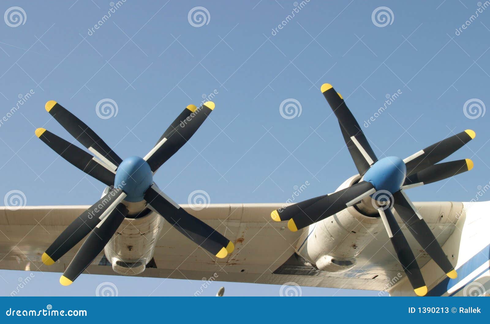 Turbo propellers stock image. Image of turbine, freight - 1390213