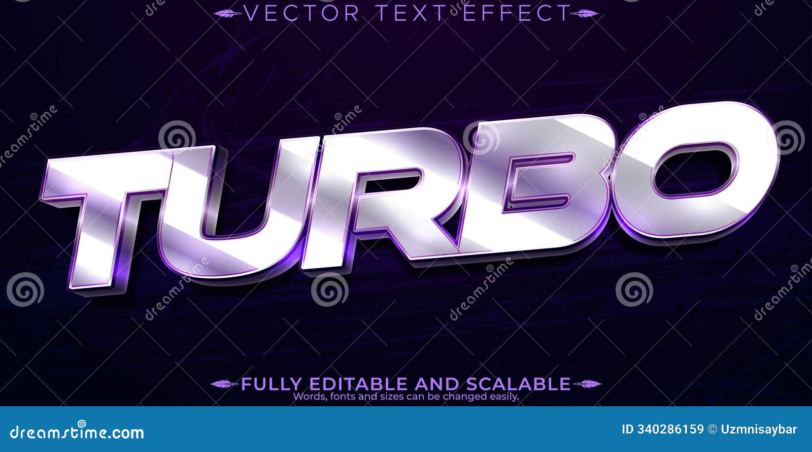 Turbo Text Effect, Editable Speed and Race Customizable Font Style ...