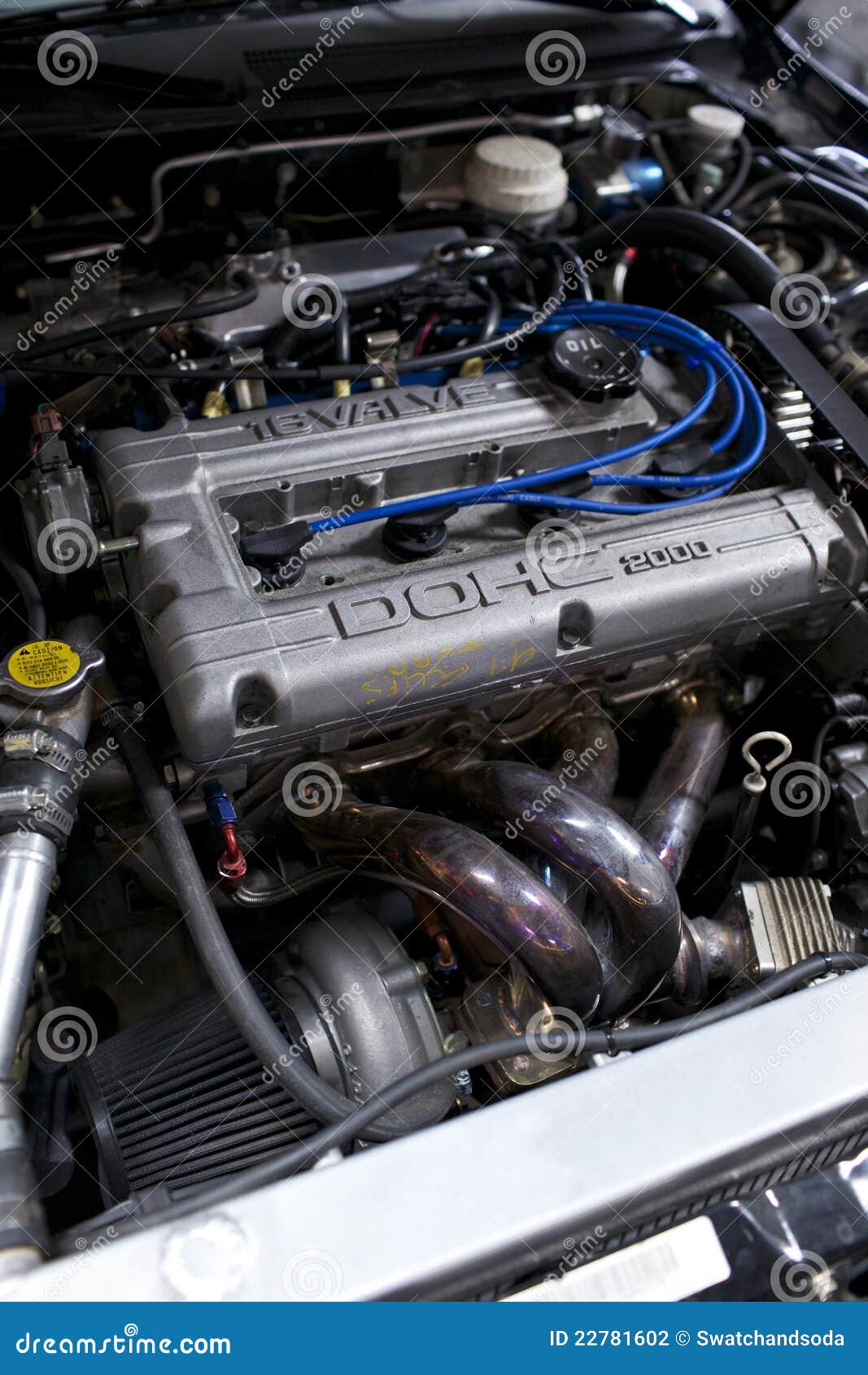 Turbocharged Import Engine stock photo. Image of video - 22781602
