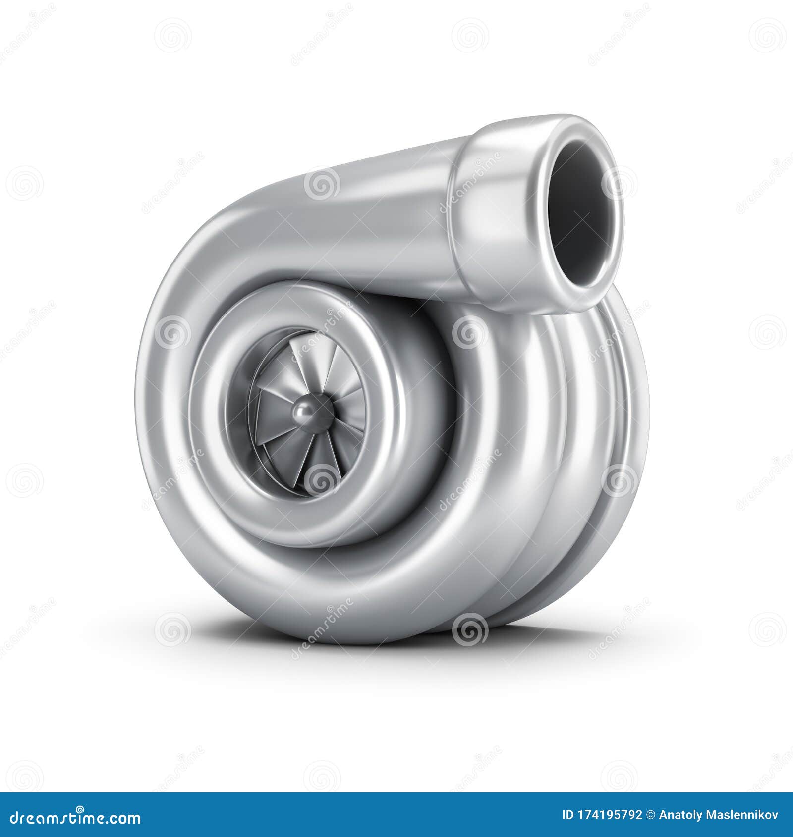 Turbocharger stock illustration. Illustration of speed - 174195792