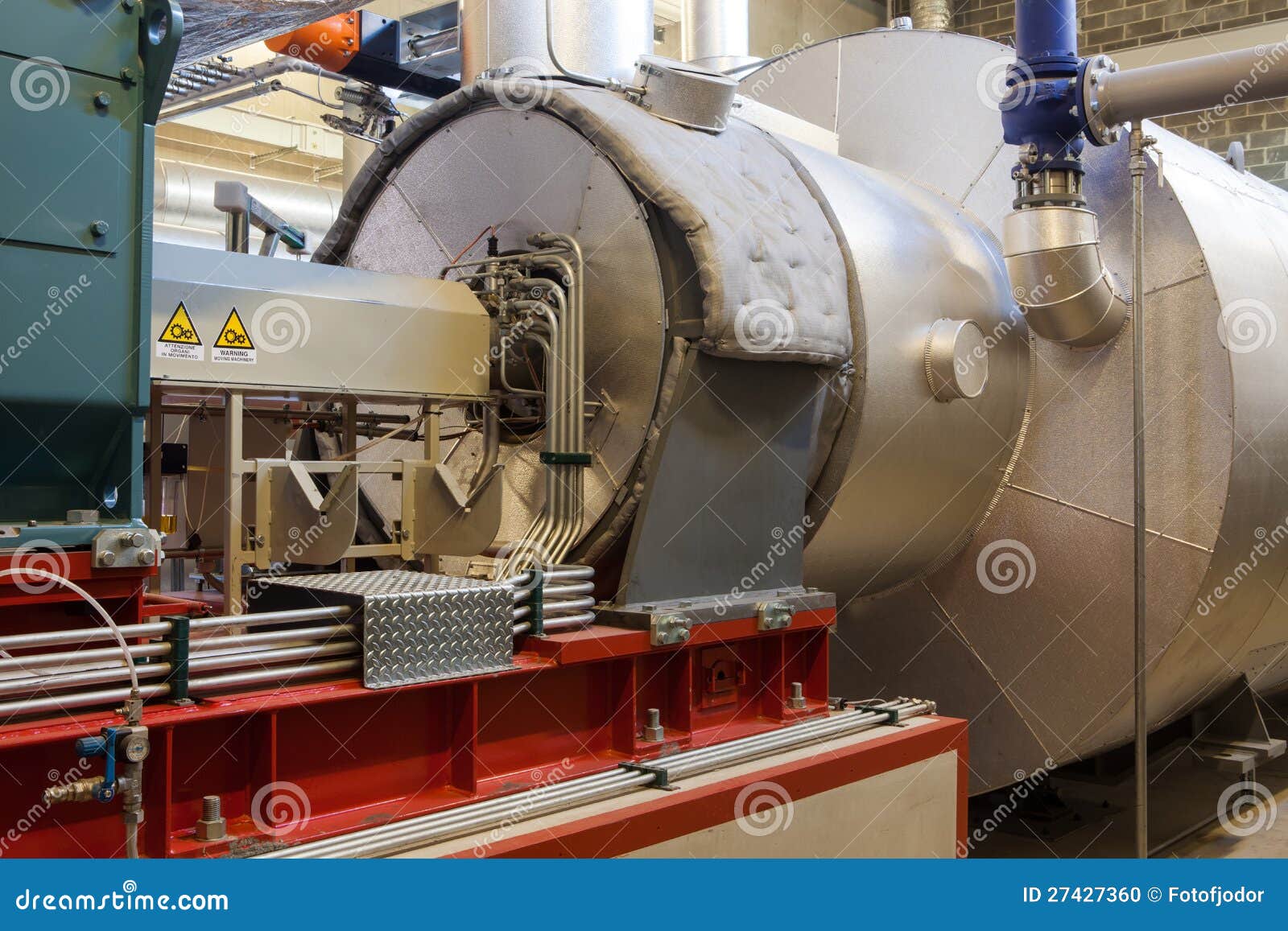 Turbogenerator stock photo. Image of heat, generating - 27427360