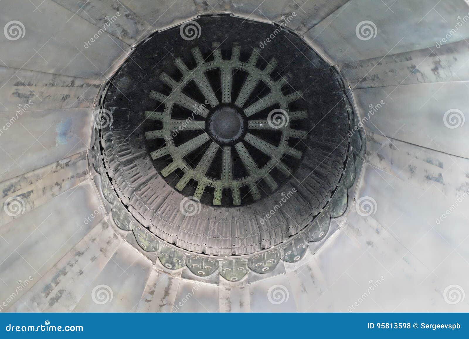 The turbojet engine stock photo. Image of steel, plane - 95813598