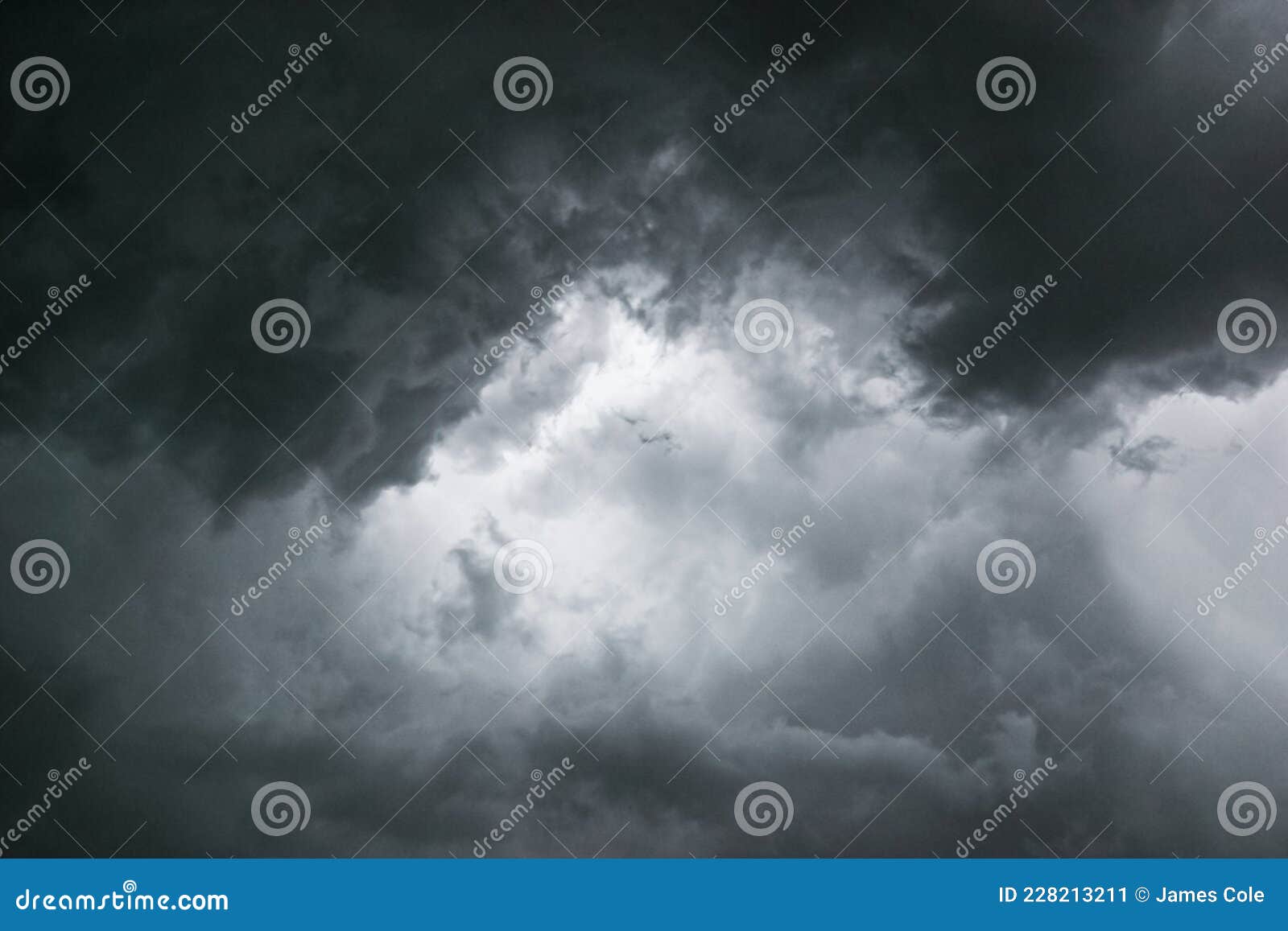 Turbulent Dark Stormy Clouds Angry and Menacing Stock Image - Image of ...