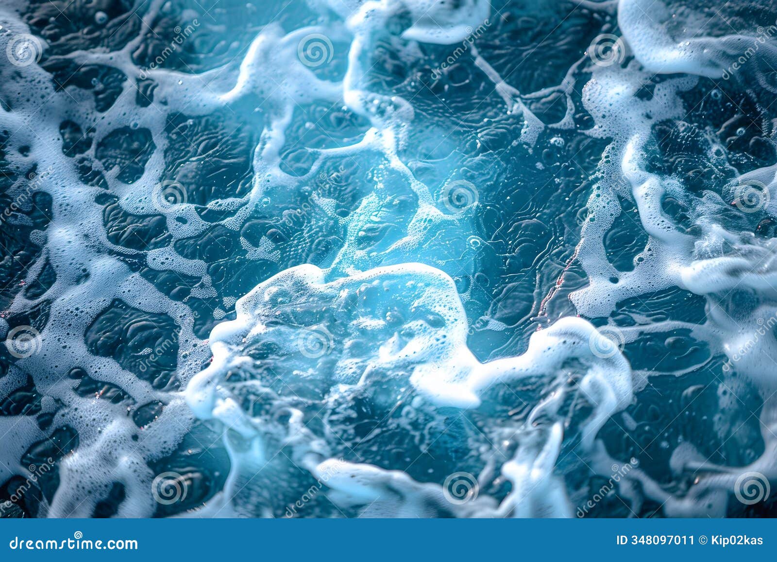 Turbulent Ocean Waves with Foamy Patterns - Nature Background for ...