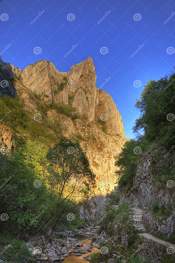 Turda s canyon stock photo. Image of dusk, relief, natural - 15769552