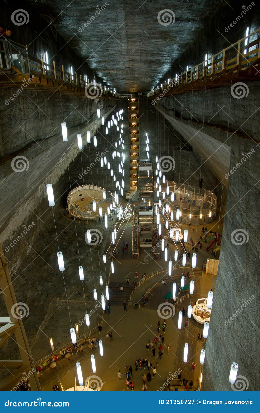 Turda Salt mine editorial photography. Image of historical - 21350727