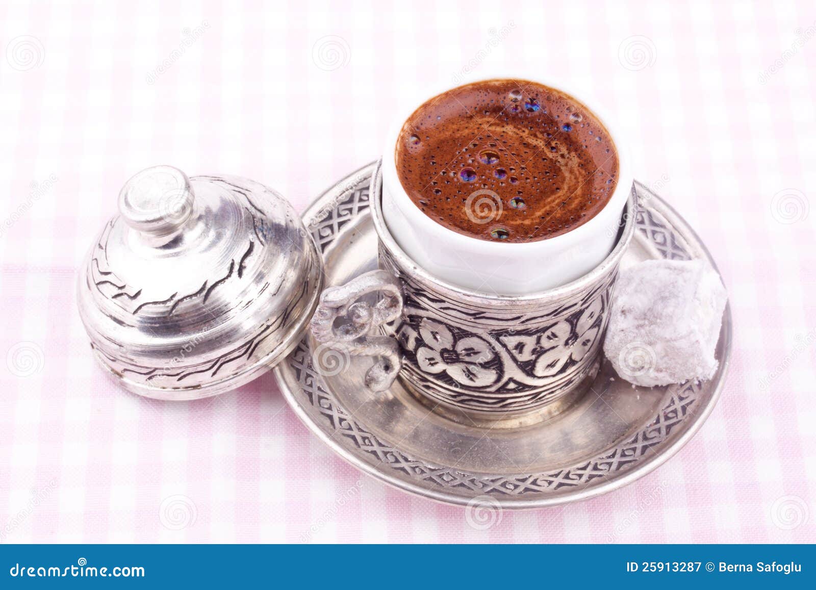 Turecka kawa obraz stock. Obraz złożonej z jedzenie, usługa - 25913287