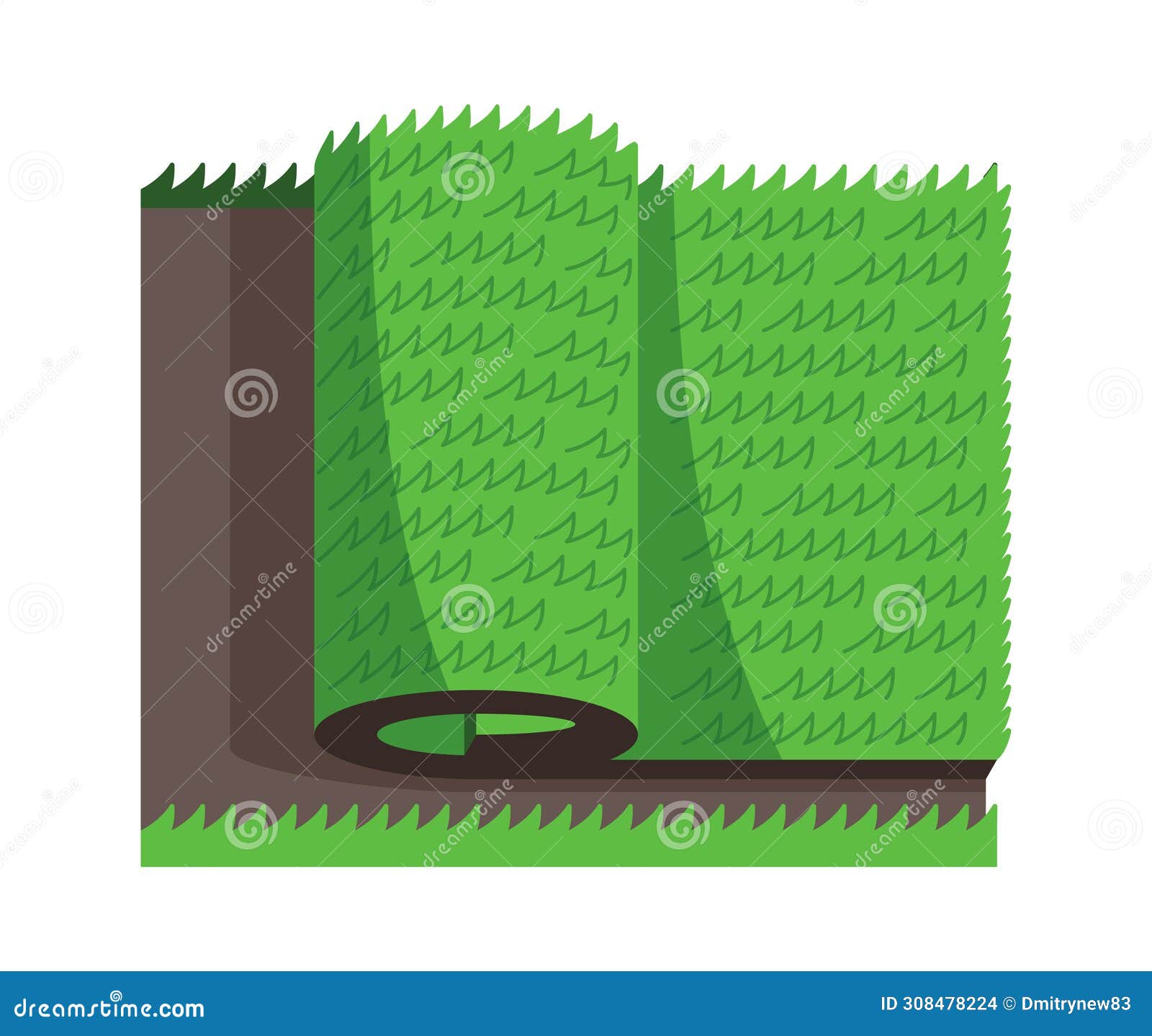 Turfing Icon - Meadow Surface for Gardening Stock Vector - Illustration ...