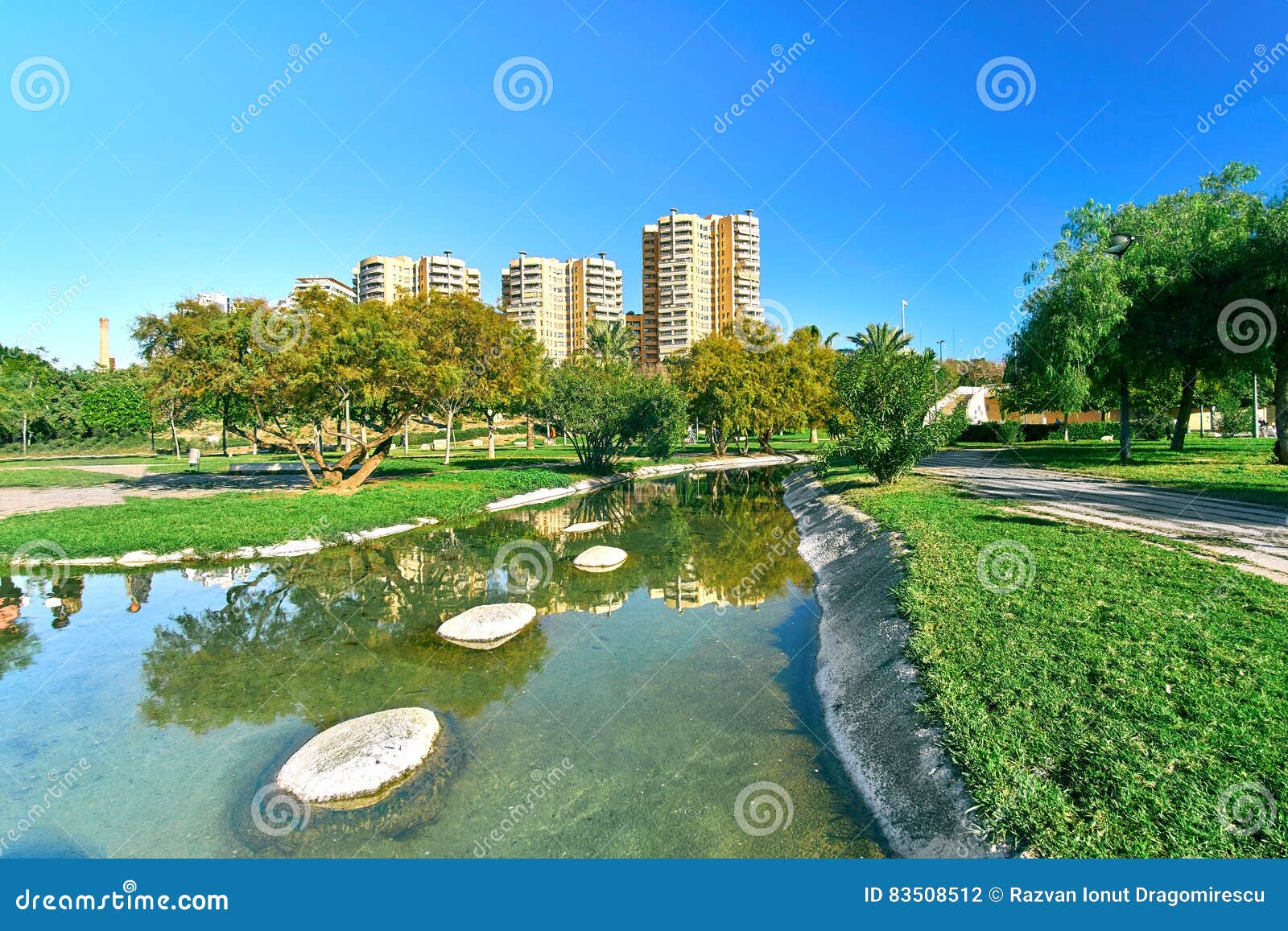 Turia Gardens Valencia Spain Photo stock - Image du histoire, espagne ...