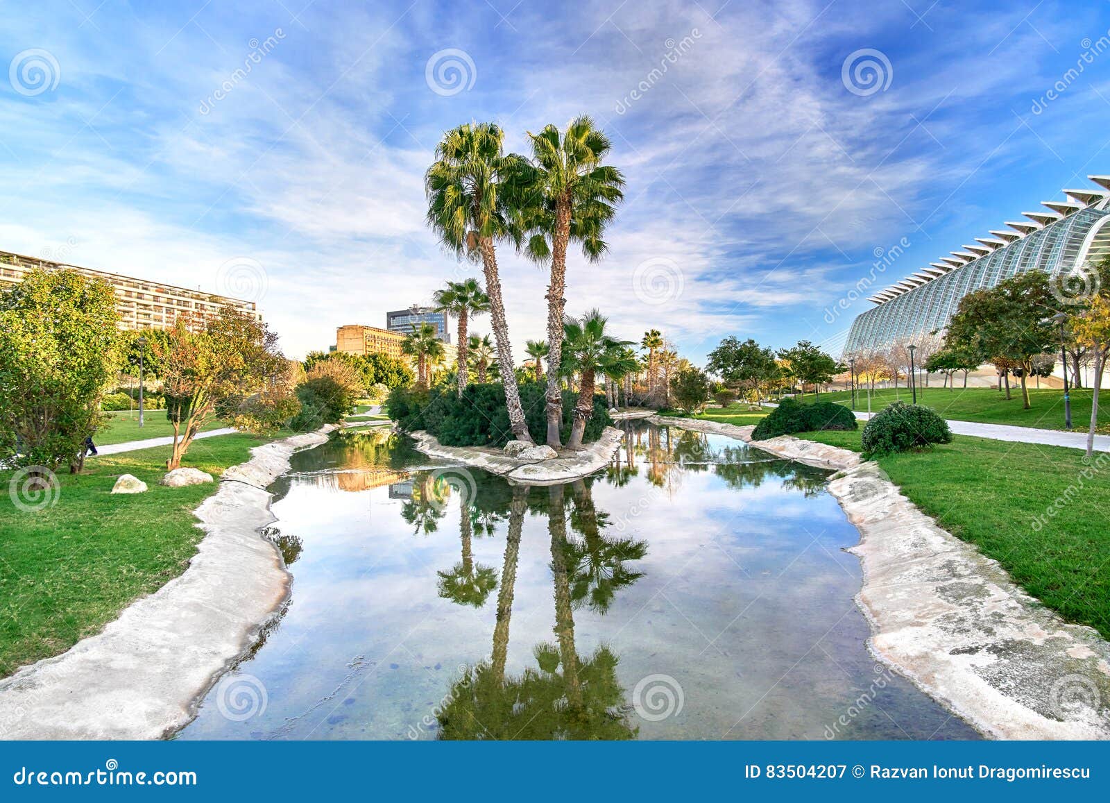 Turia Gardens Valencia Spain Stock Image - Image of european, summer ...