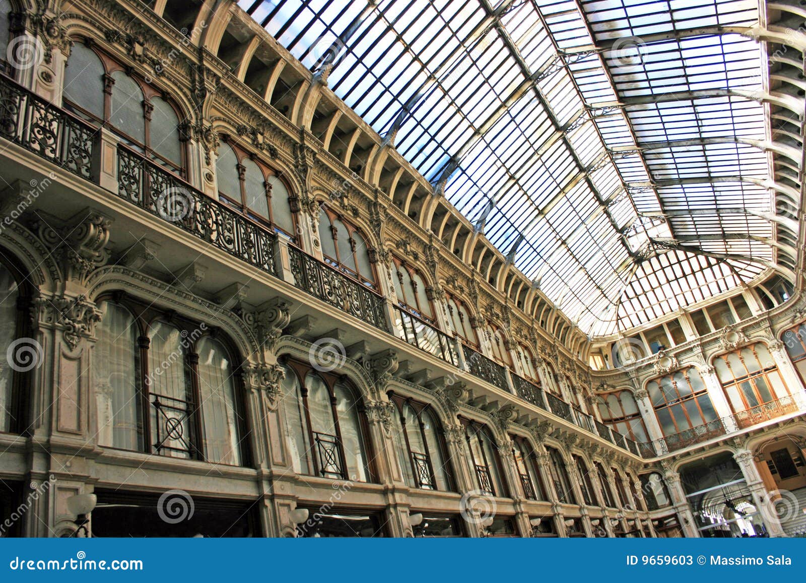 Turin arcade stock image. Image of marble, italian, arcade - 9659603