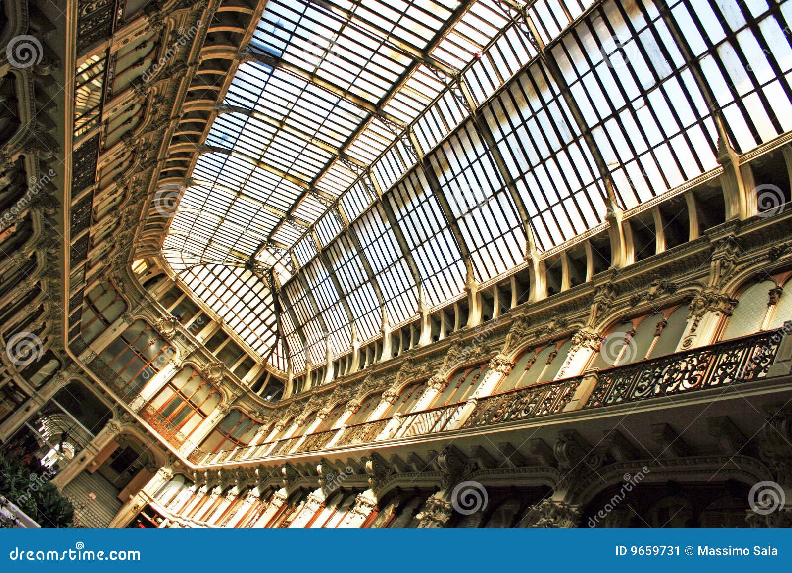 Turin arcade stock image. Image of architecture, marble - 9659731