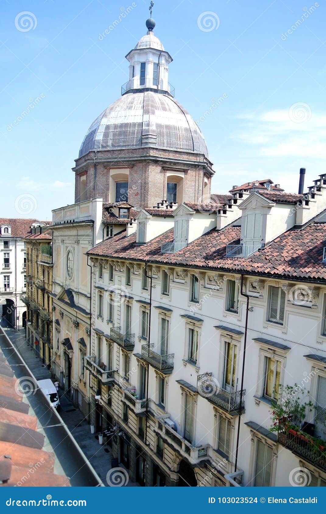 Turin buildings stock photo. Image of center, buildings - 103023524