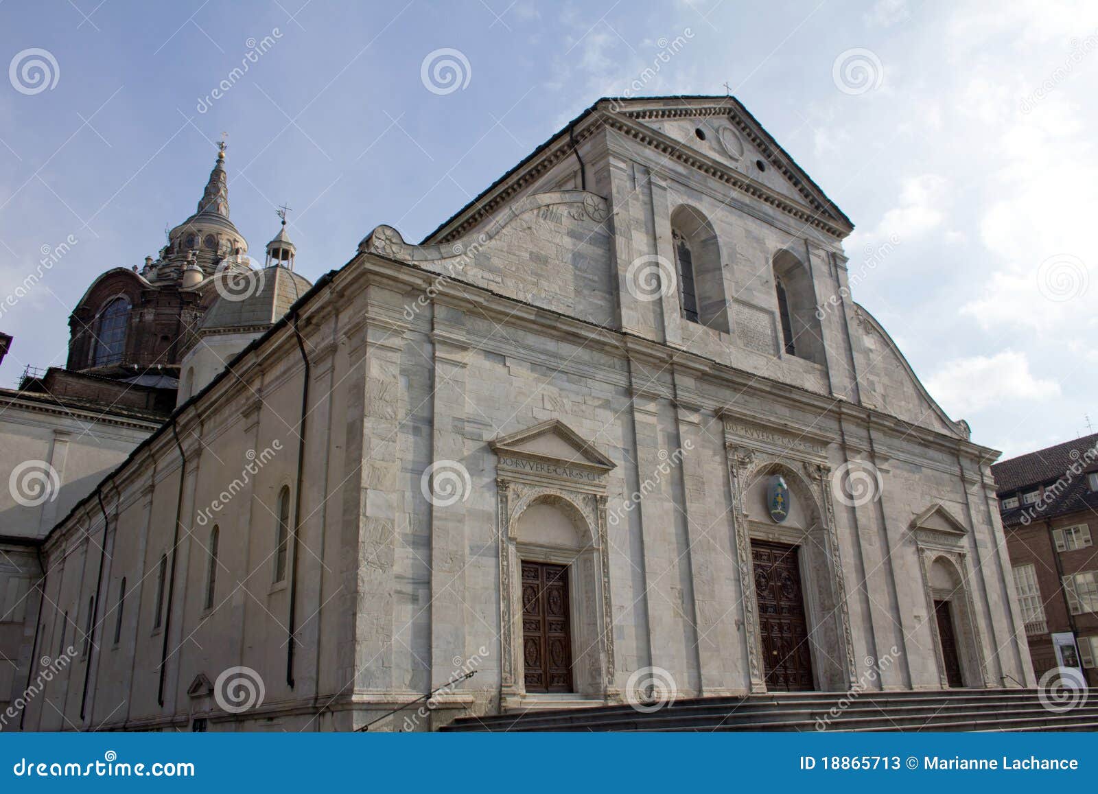 Turin Cathedral stock image. Image of italy, church, cathedral - 18865713