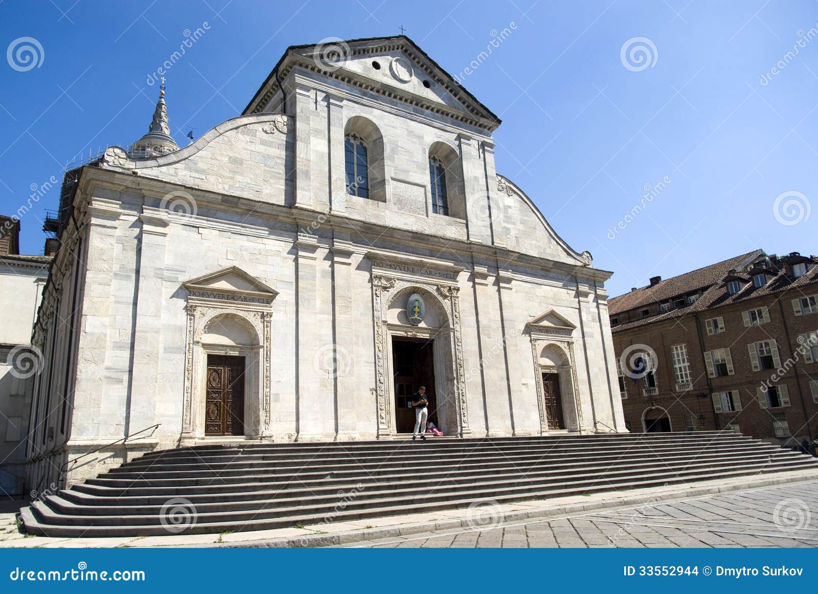 Turin Cathedral stock photo. Image of ages, gothic, monument - 33552944