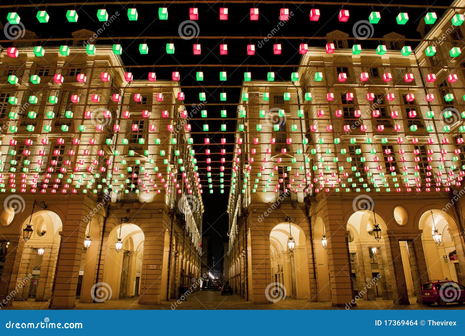 Turin Christmas Lights 2010 Editorial Stock Image - Image of events ...