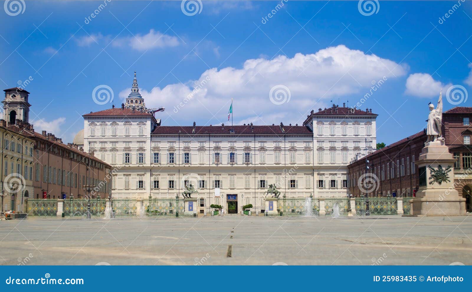 Turin, Italy - Royal Palace Stock Image - Image of europe, central ...